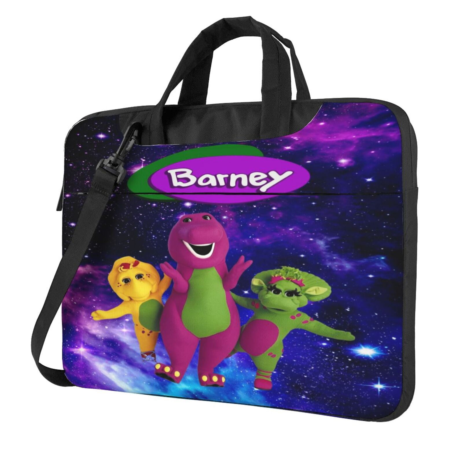 Barney Dinosaur Friends Portable Laptop Bag With Hand Single-Shoulder ...