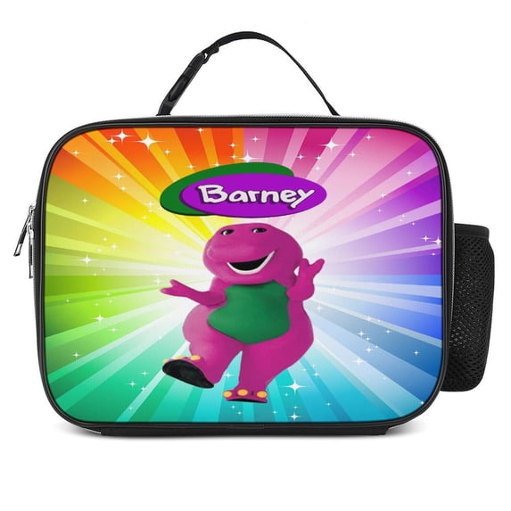 Barney Dinosaur Friends Reusable Lunch Bento Box Insulated Portable ...