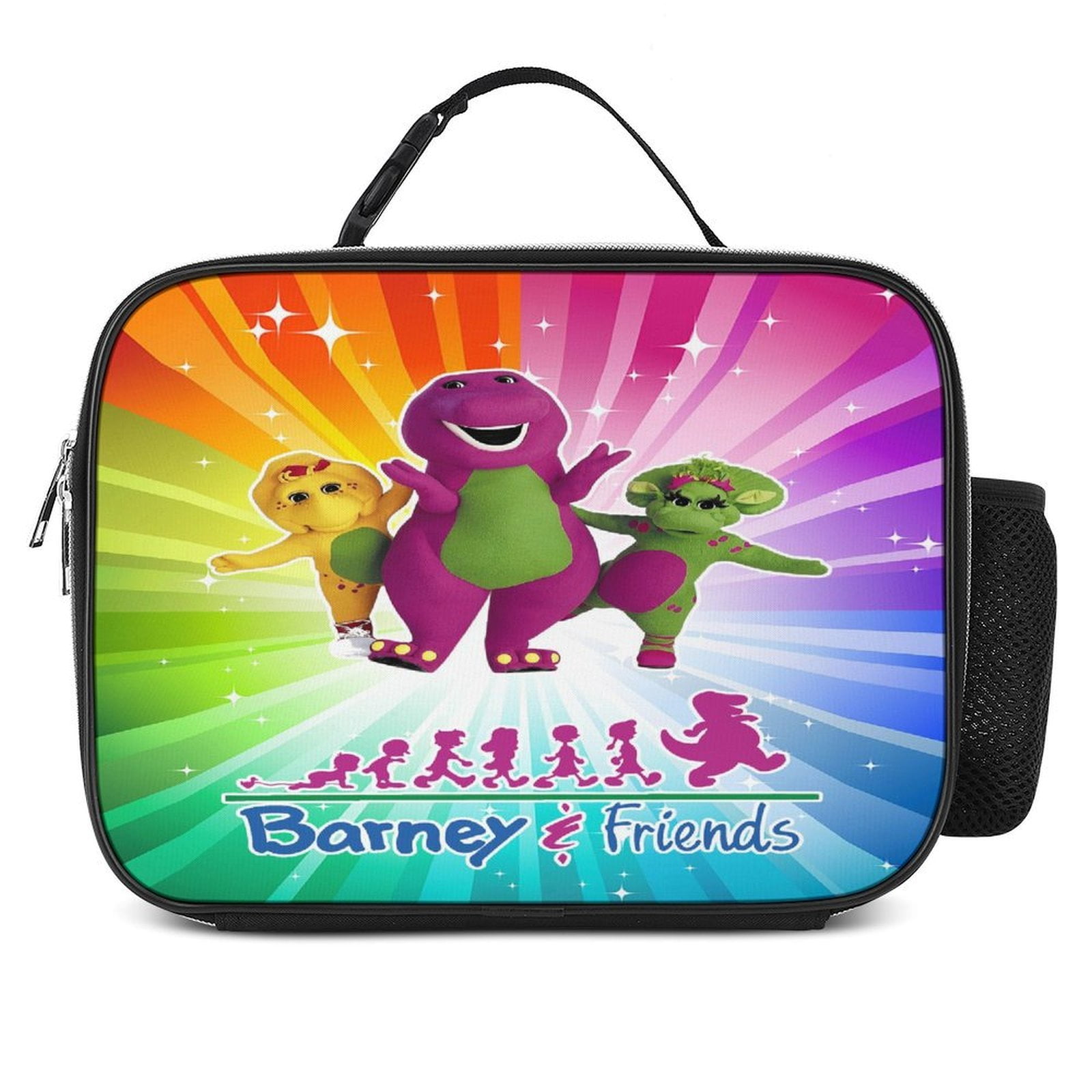 Barney Dinosaur Friends Reusable Lunch Bento Box Insulated Portable ...