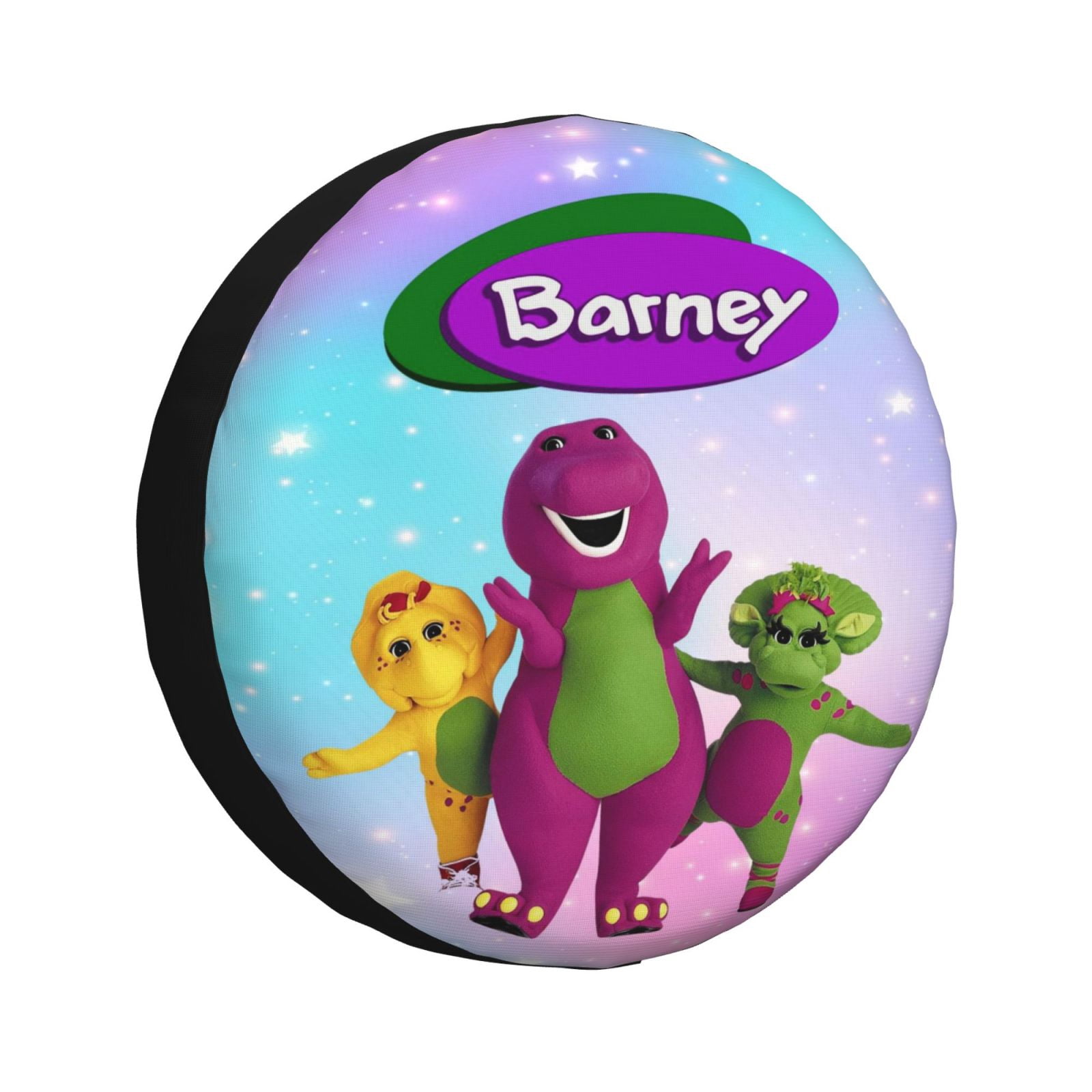 Barney Dinosaur Friends Tire Cover Cartoon Weatherproof Universal Wheel ...