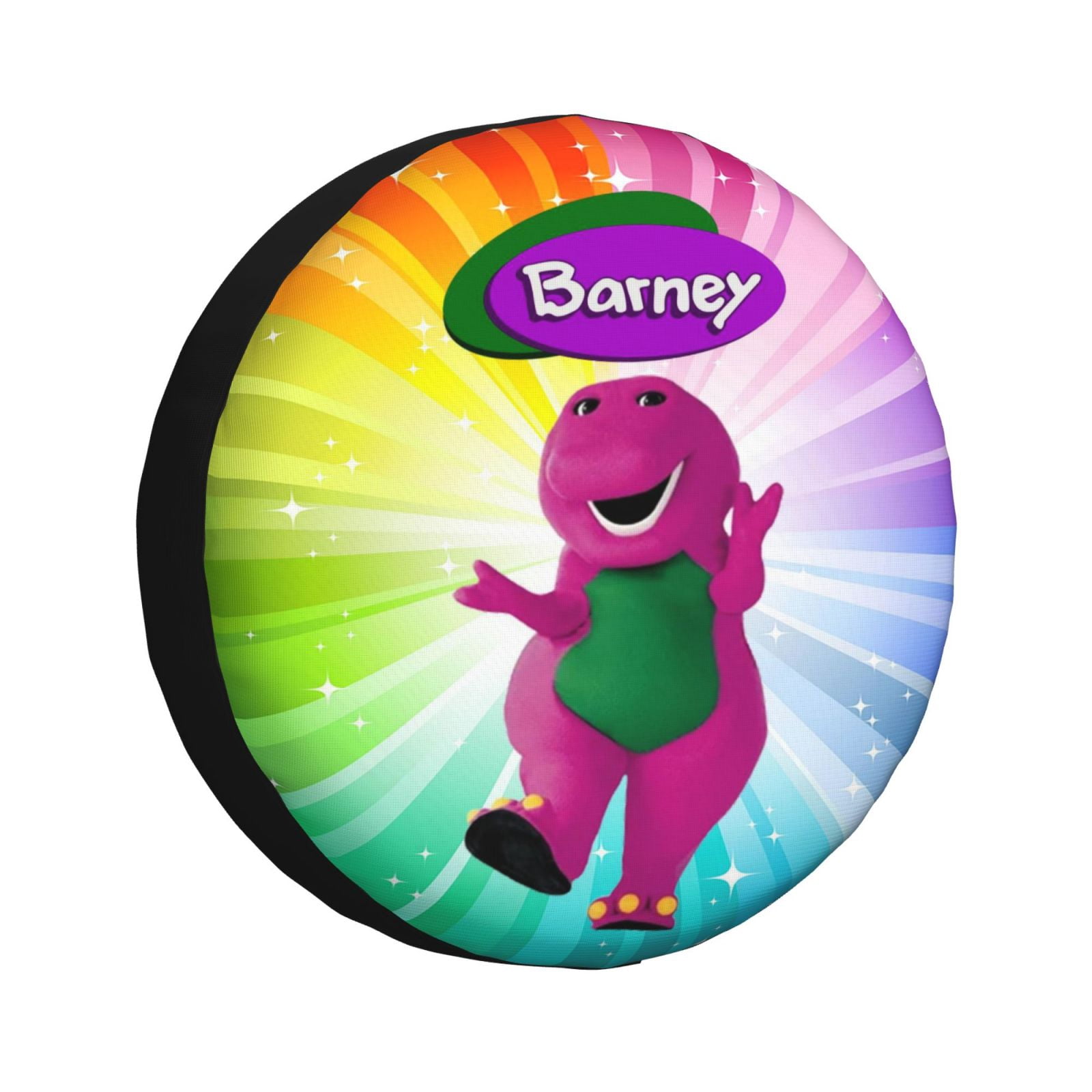 Barney Dinosaur Friends Tire Cover Cartoon Weatherproof Universal Wheel ...