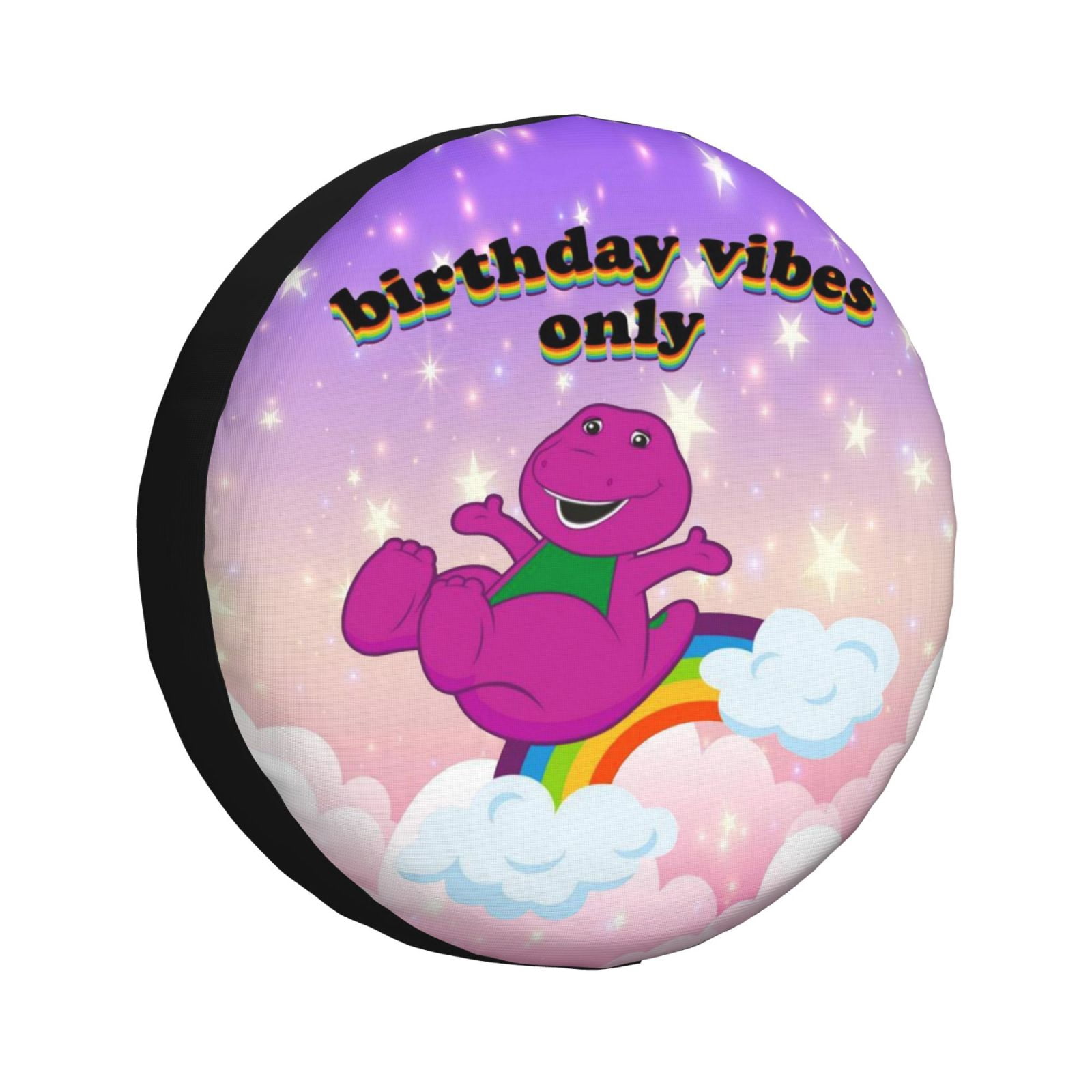 Barney Dinosaur Friends Tire Cover Cartoon Weatherproof Universal Wheel ...