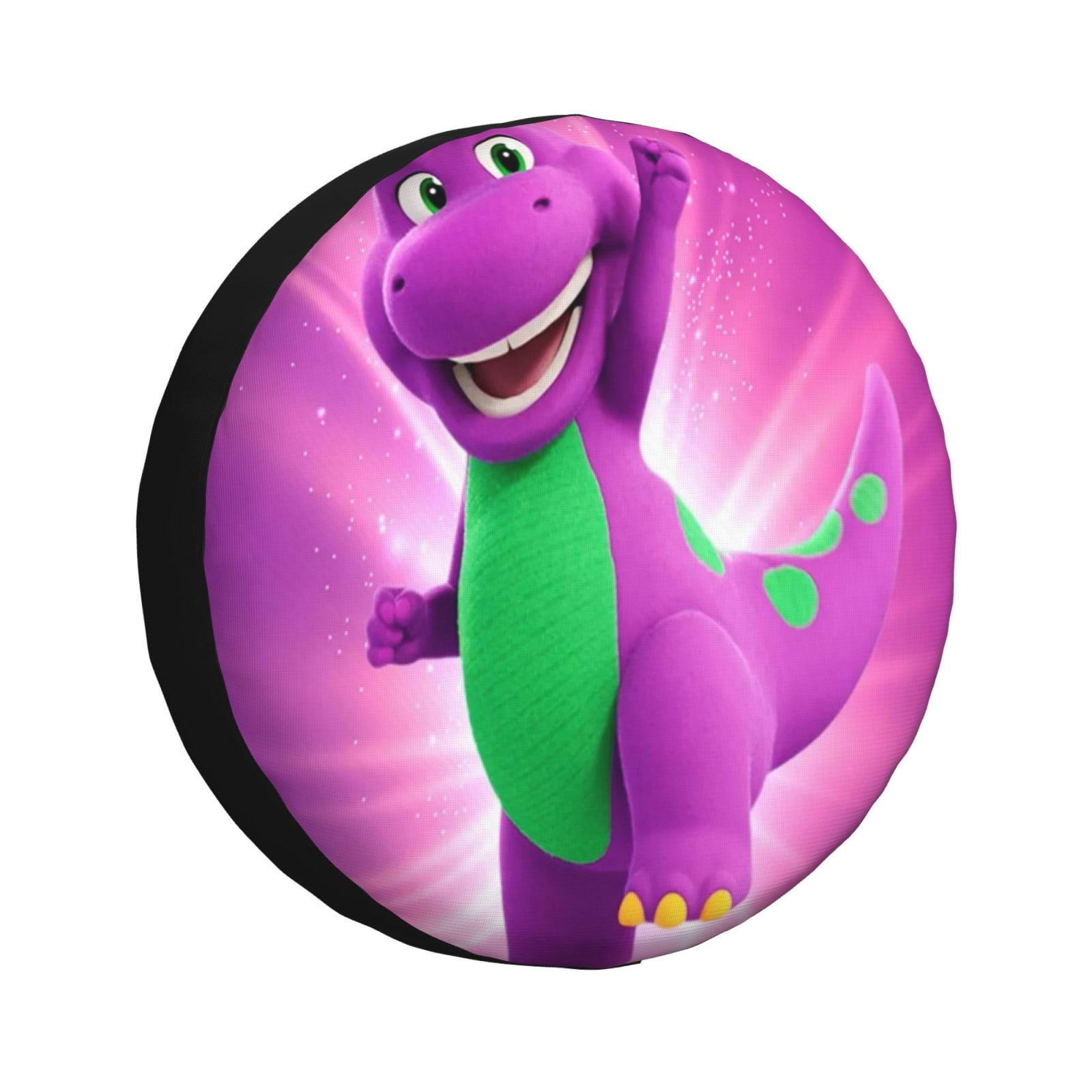 Barney Dinosaur Friends Tire Cover Cartoon Weatherproof Universal Wheel ...