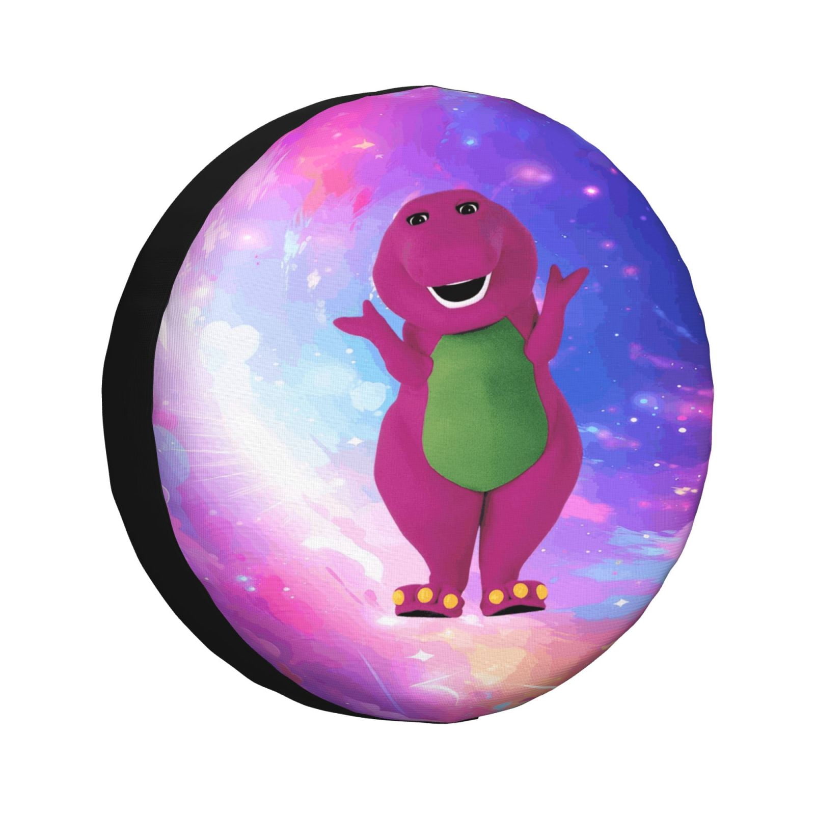 Barney Dinosaur Friends Tire Cover Cartoon Weatherproof Universal Wheel ...