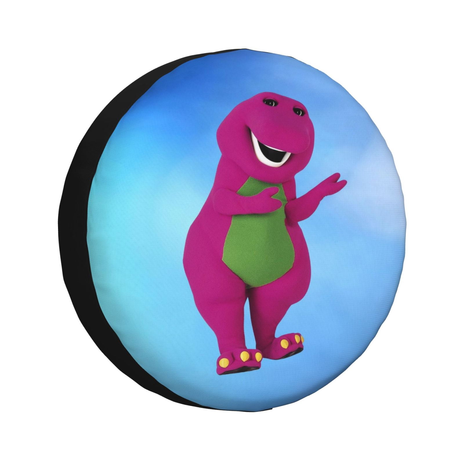 Barney Dinosaur Friends Tire Cover Cartoon Weatherproof Universal Wheel ...