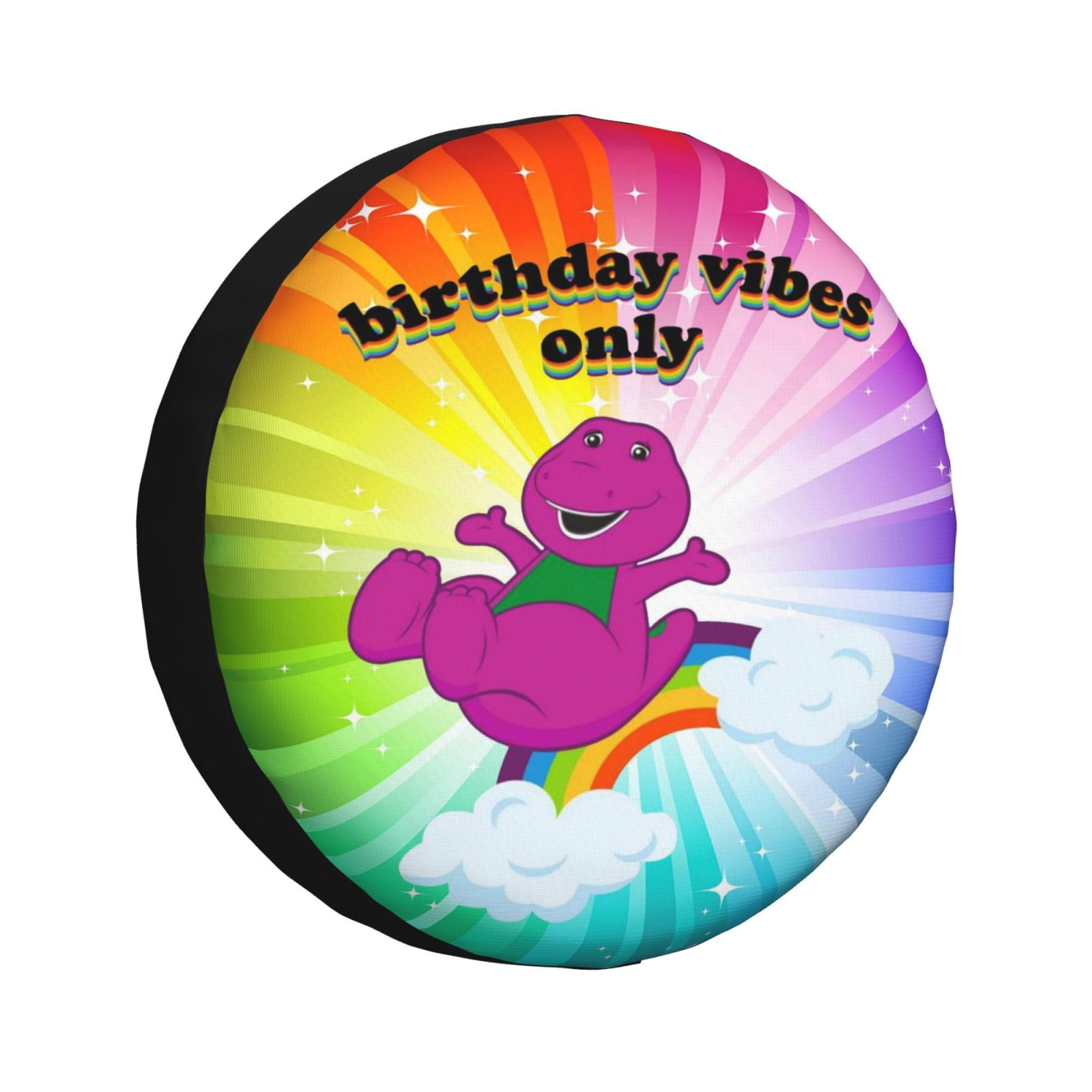 Barney Dinosaur Friends Tire Cover Cartoon Weatherproof Universal Wheel ...