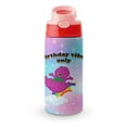 Barney Dinosaur Friends Water Bottle with Straw Lid Vacuum Insulated ...