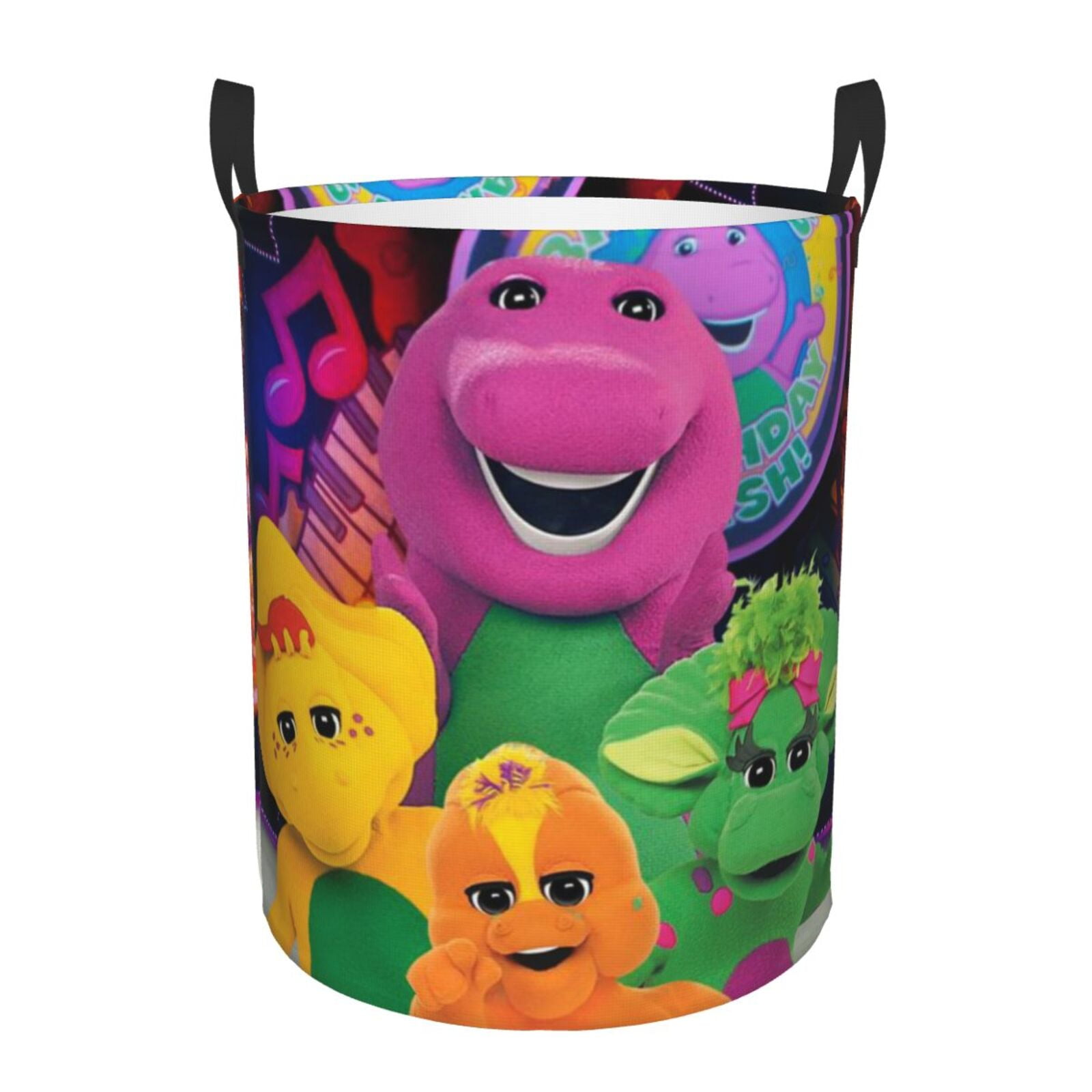 Barney & Friends Circular Hamper With Handle Storage Basket Circular ...