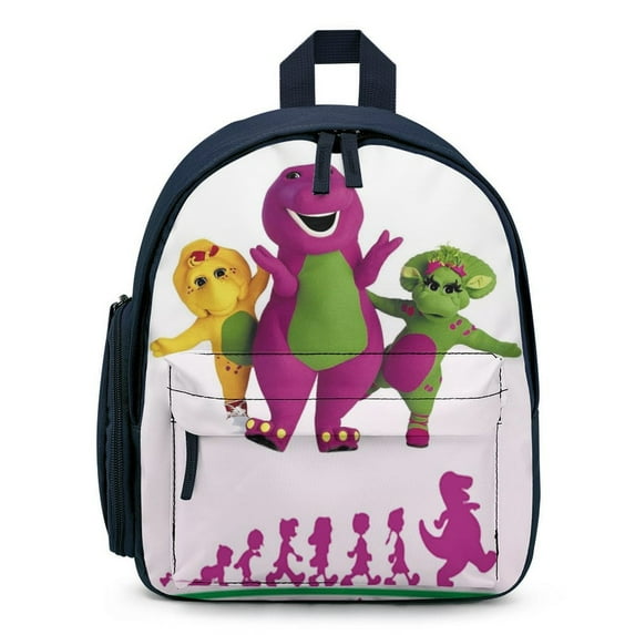 Barney & Friends Cute Backpack Zipper Lightweight Daypack Fashion Small ...