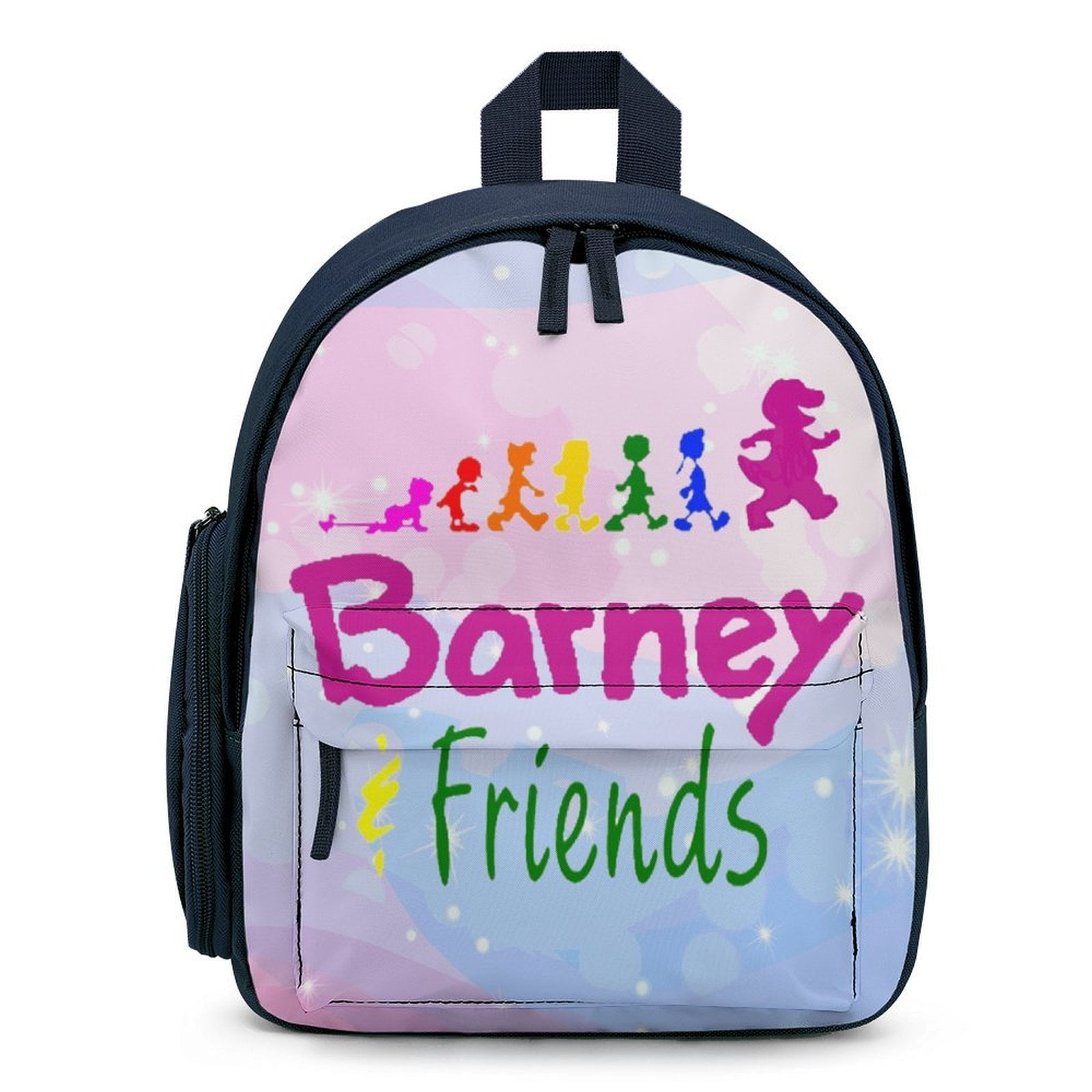 Barney & Friends Cute Backpack Zipper Lightweight Daypack Fashion Small ...