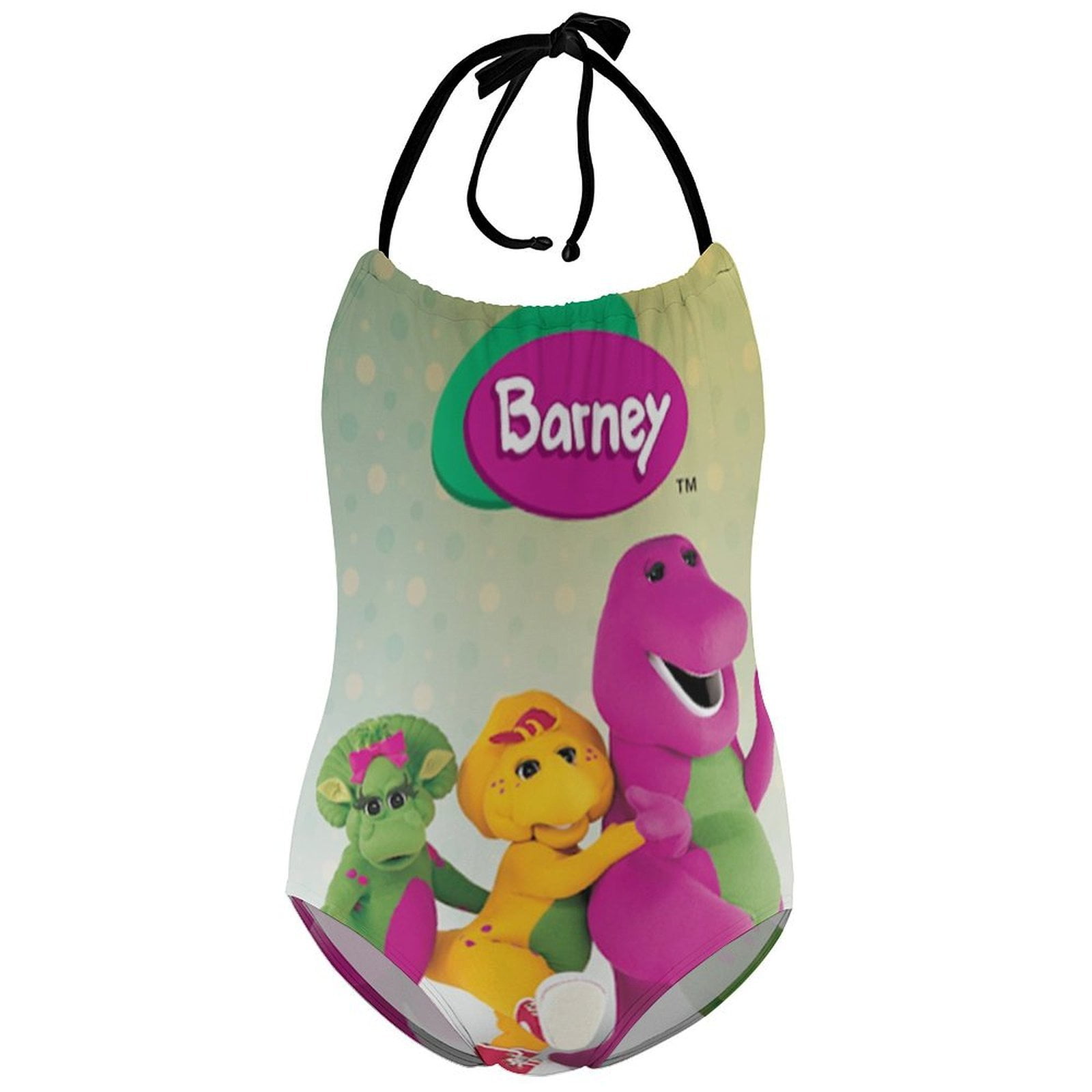 Barney & Friends Girls One Piece Swimsuits Quick Dry Bathing Suit ...
