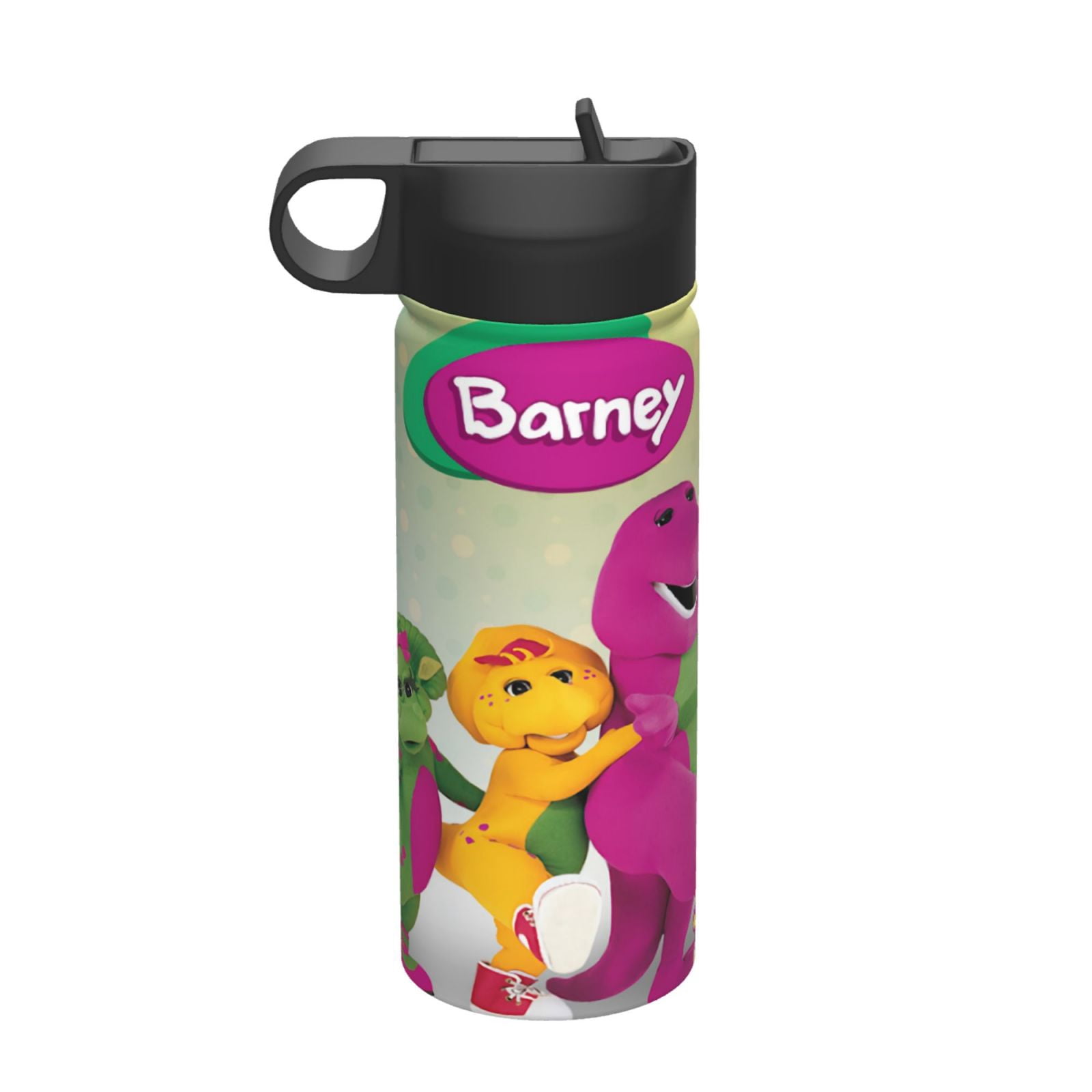 Barney And Friends Insulated Water Bottle, 18oz Vacuum Stainless Steel ...