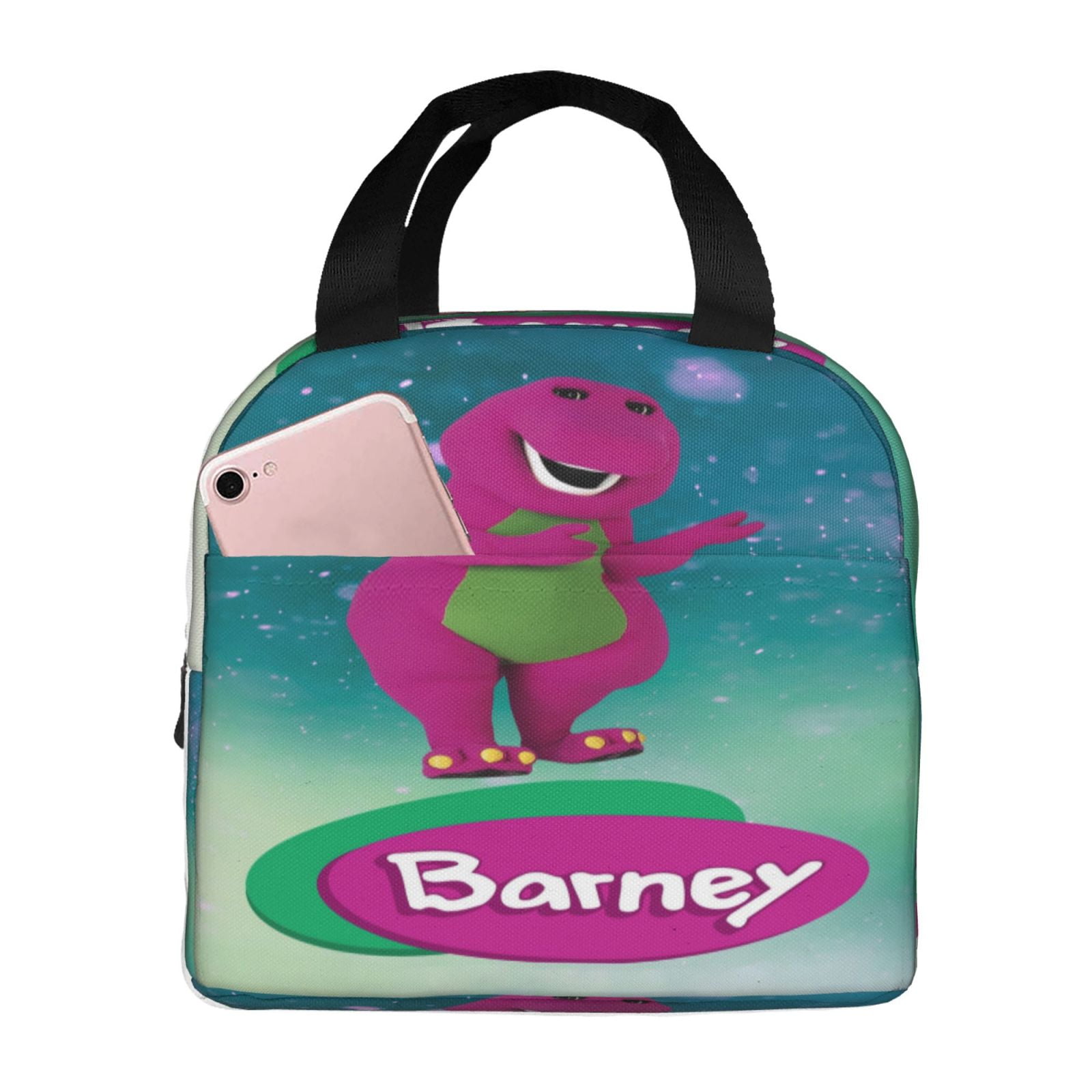 Barney And Friends Lunch Bag Kawaii Anime Reusable Cooler Bag Lunch Box ...