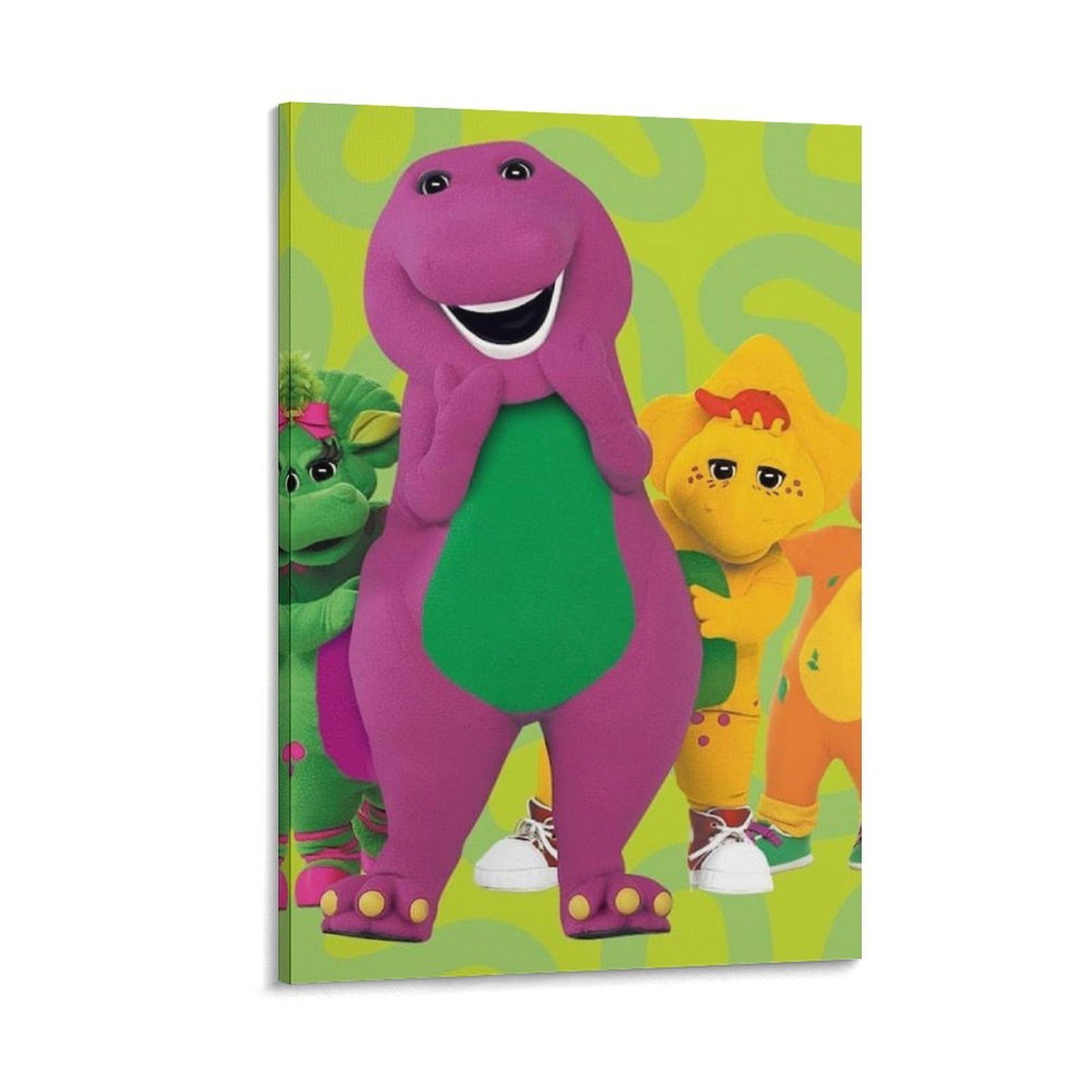 Barney & Friends Wall Paintings Elegant Hanging Art Canvas Wall Art ...