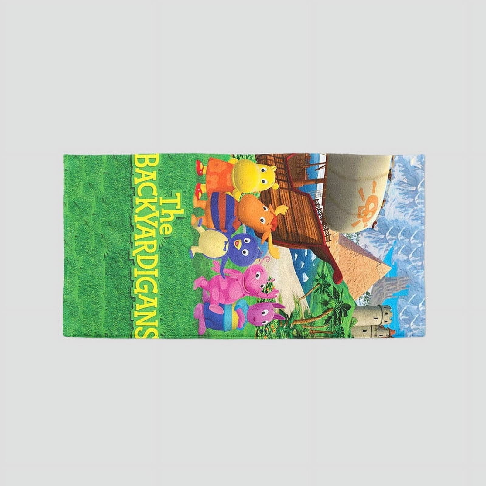 Barney and Friends's towel features a distinctive design, making it a ...