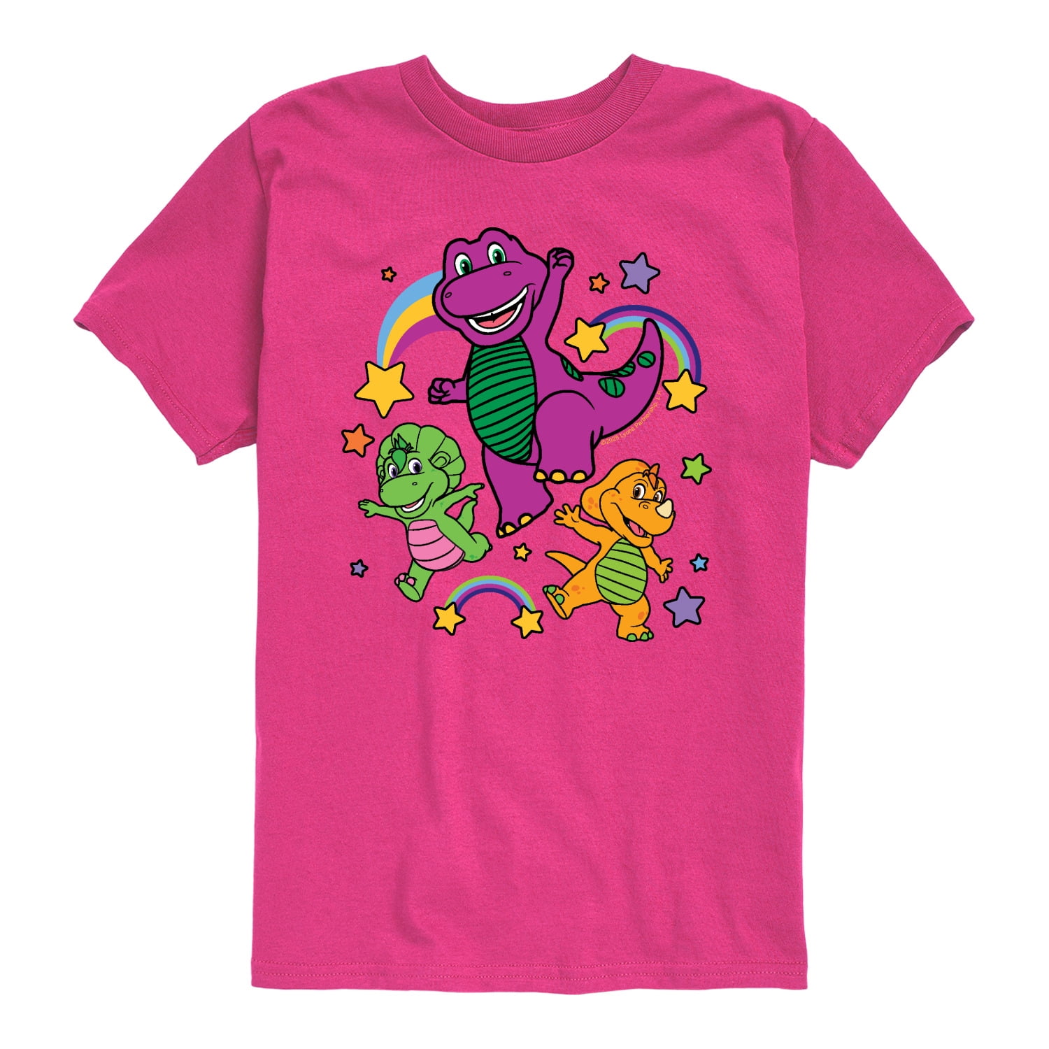 Barney - Group - Youth Boys Short Sleeve Graphic T-Shirt - Walmart.com