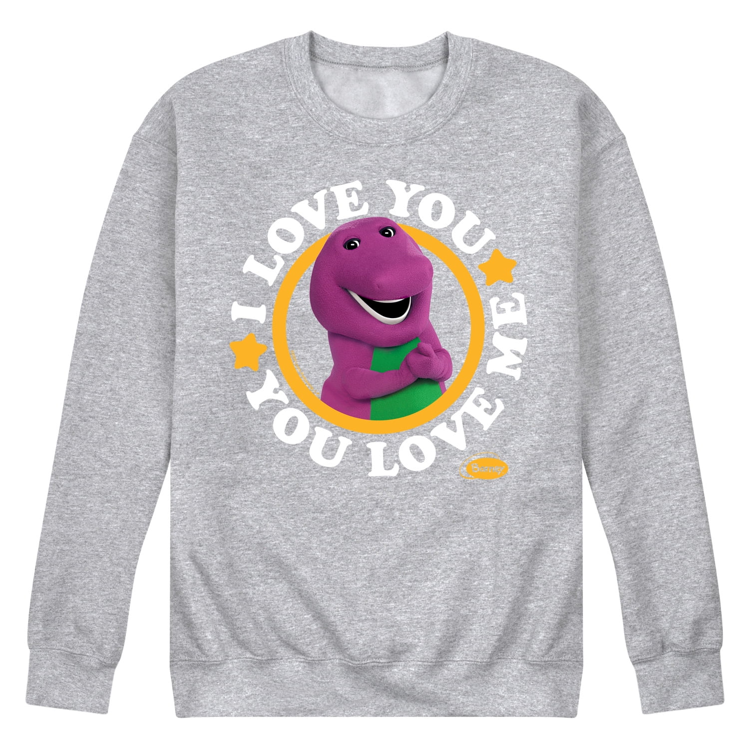Barney - I Love You You Love Me - Men's Crew Fleece Sweatshirt ...