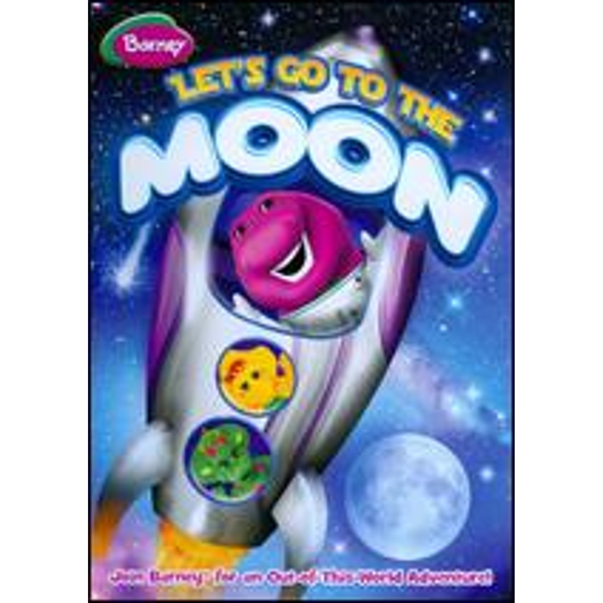 Pre-Owned Barney: Let's Go to the Moon (DVD 0884487113374) - Walmart.com