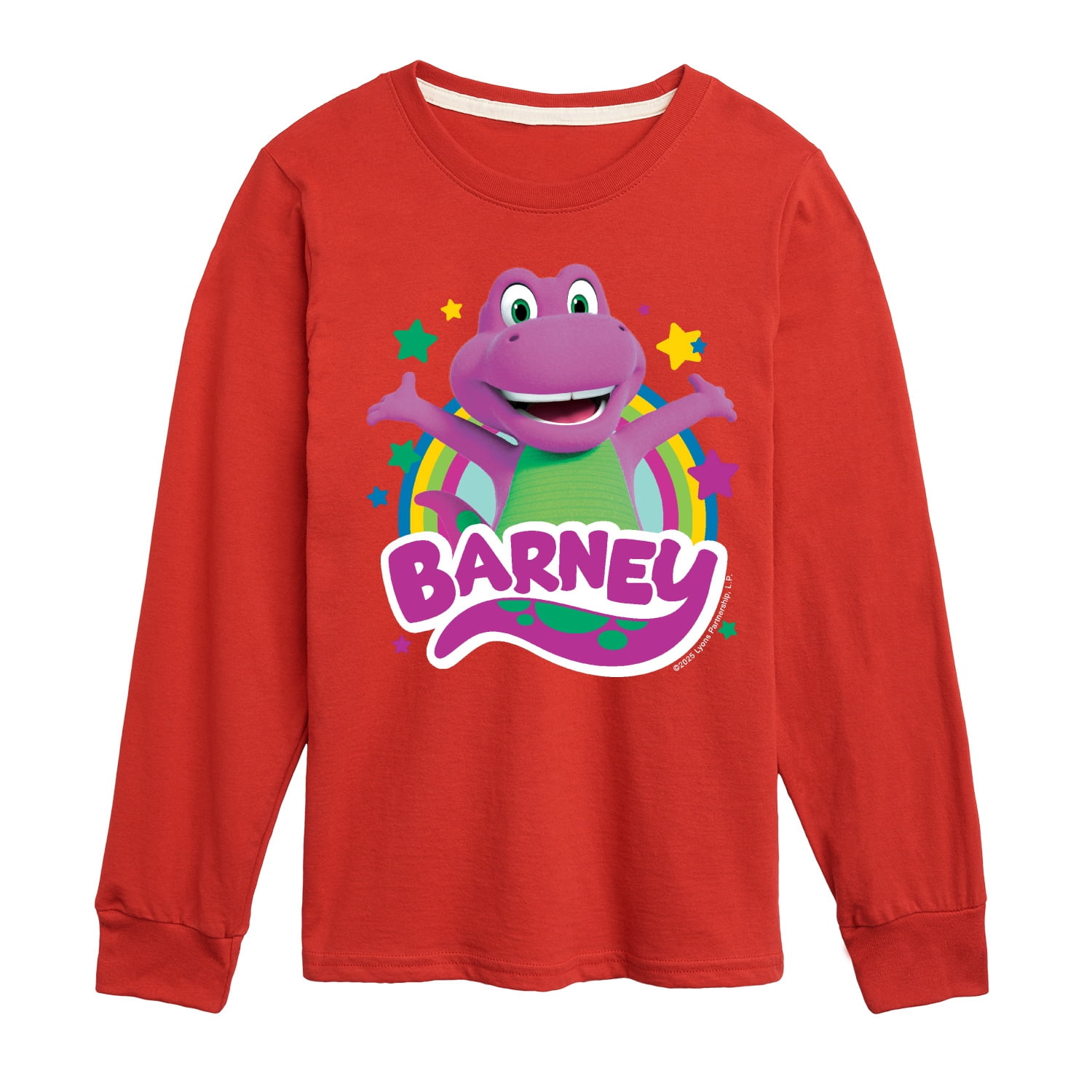 Barney - Logo - Youth Boys Long Sleeve Graphic T-Shirt - Walmart.com