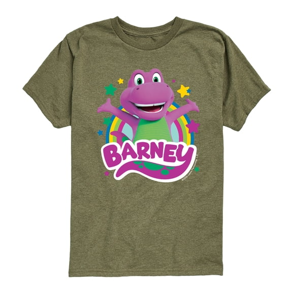 Barney - Logo - Youth Boys Short Sleeve Graphic T-Shirt - Walmart.com