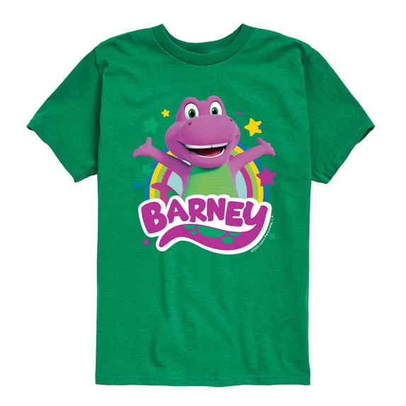 Barney - Logo - Youth Boys Short Sleeve Graphic T-Shirt - Walmart.com