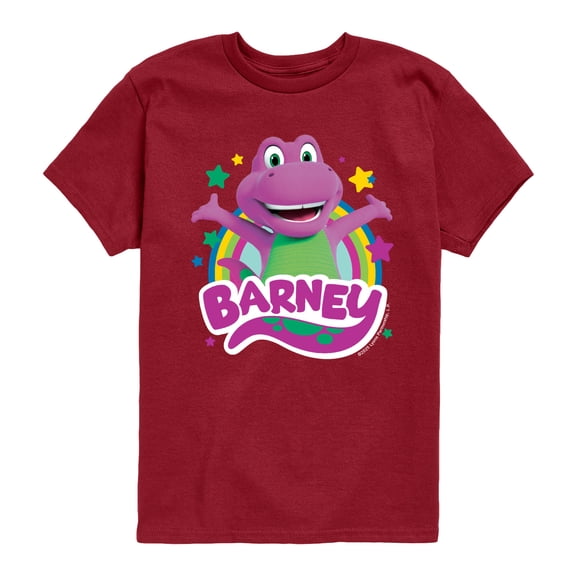 Barney - Logo - Youth Boys Short Sleeve Graphic T-Shirt - Walmart.com