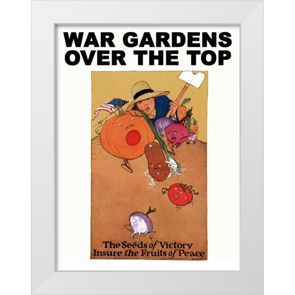 Barney, Maginel Wright Enright 15x18 White Modern Wood Framed Museum ...