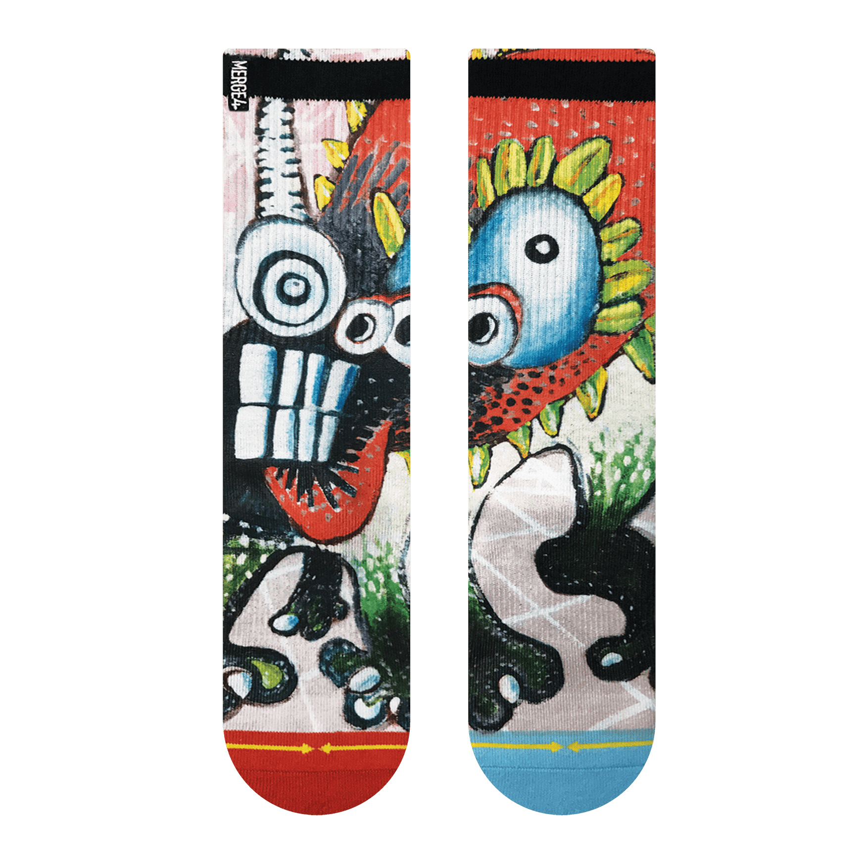 Barney Monster Crew Socks - Walmart.com