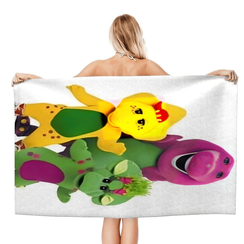 Barney and Friends Bath Wrap Towels for Women.38.6" x 51.2"(98×130cm ...
