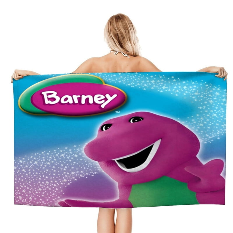 Barney and Friends Beach Towel 30.7 * 59 InchesI Made Of Microfiber ...