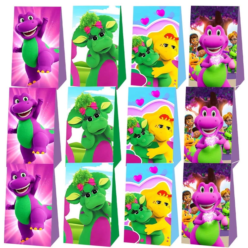 Barney and Friends Goodie Bags Party Favor Candy Decorations Treat ...
