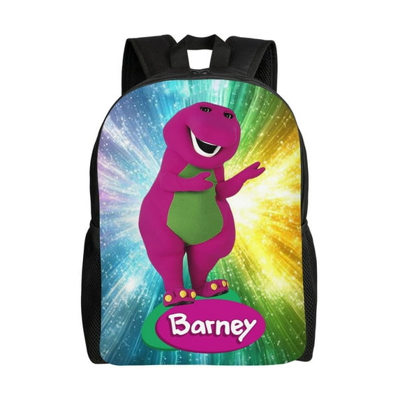 Barney and Friends Large Backpack Lightweight Laptop Bag Daypack ...