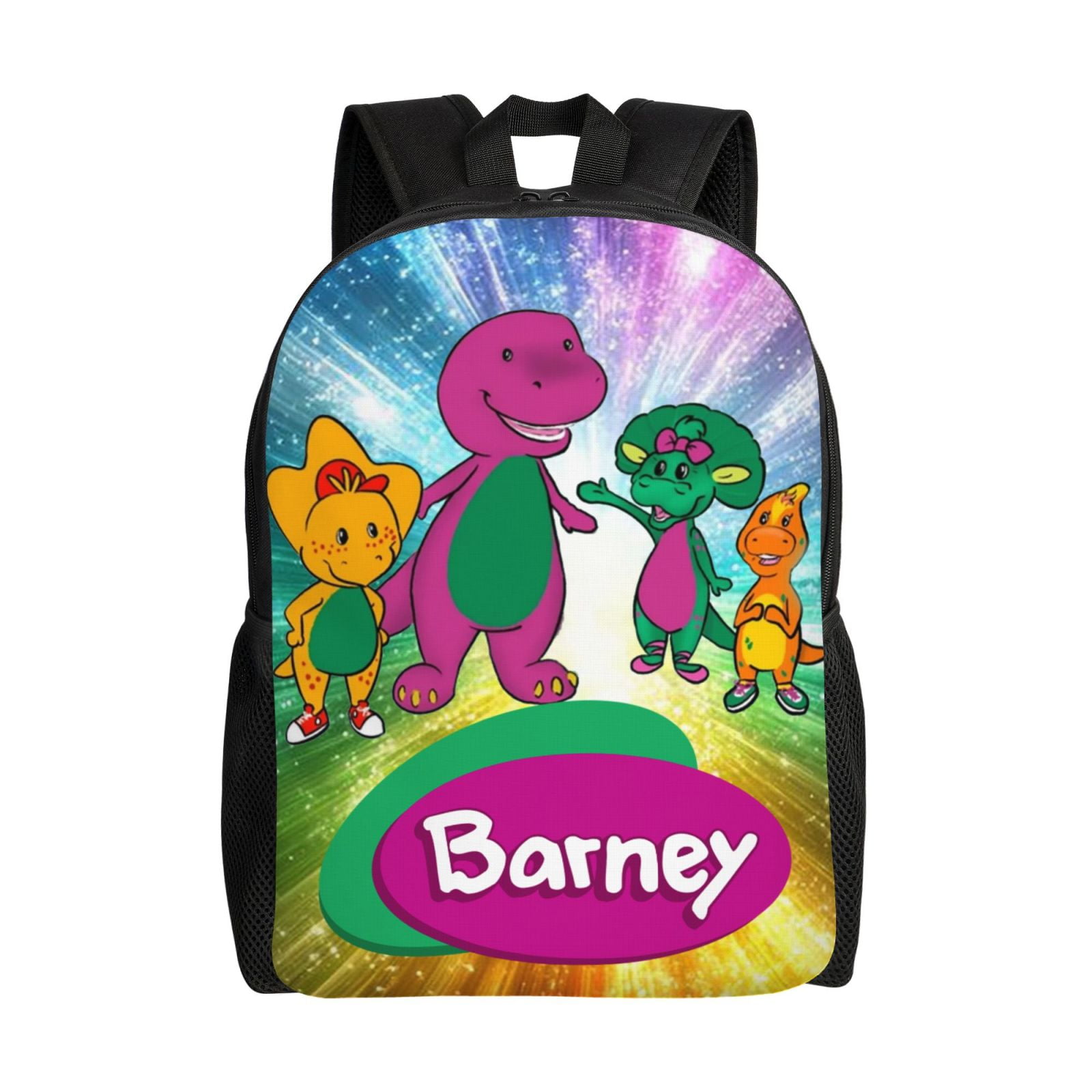 Barney and Friends Large Backpack Lightweight Laptop Bag Daypack ...