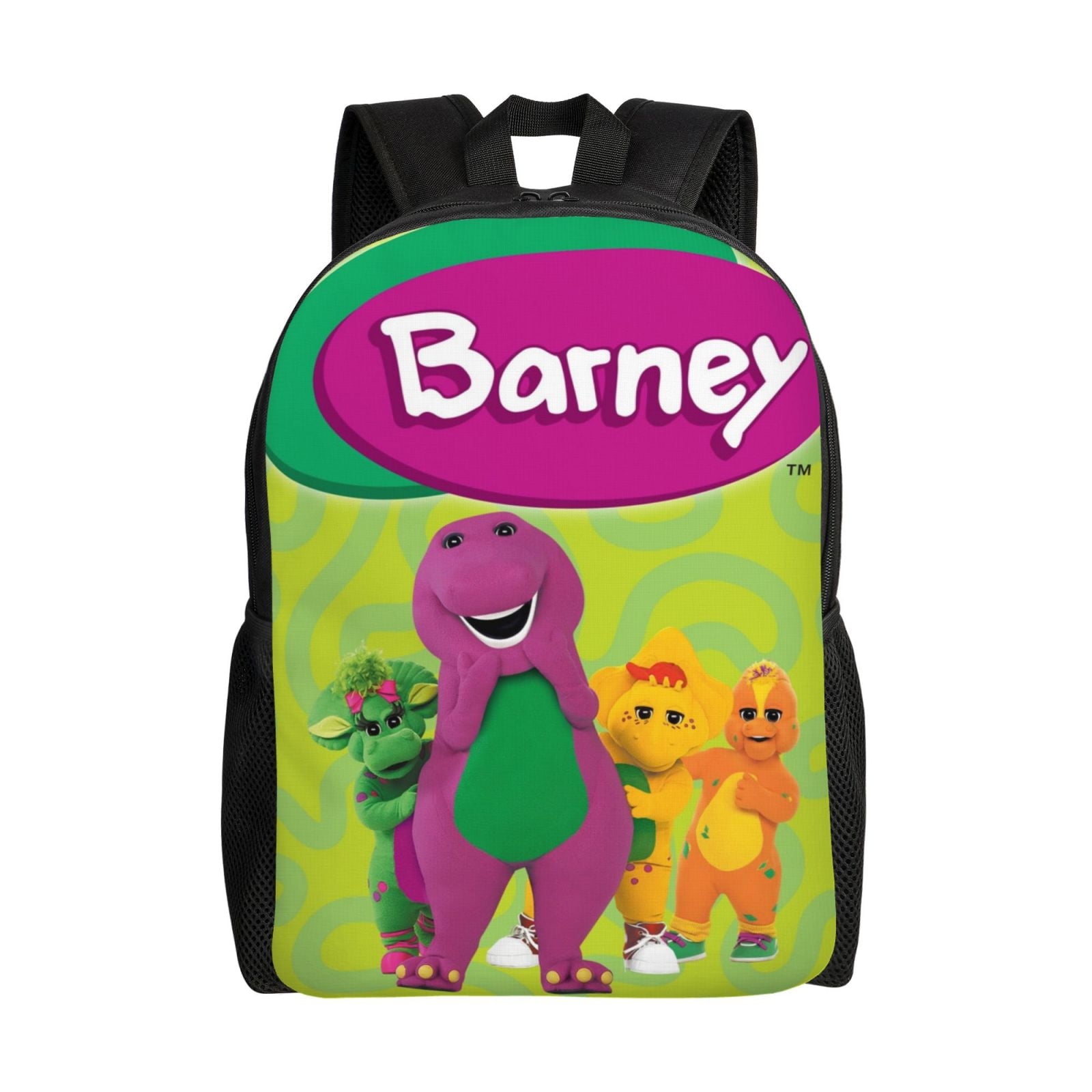 Barney and Friends Large Backpack Lightweight Laptop Bag Daypack Travel ...
