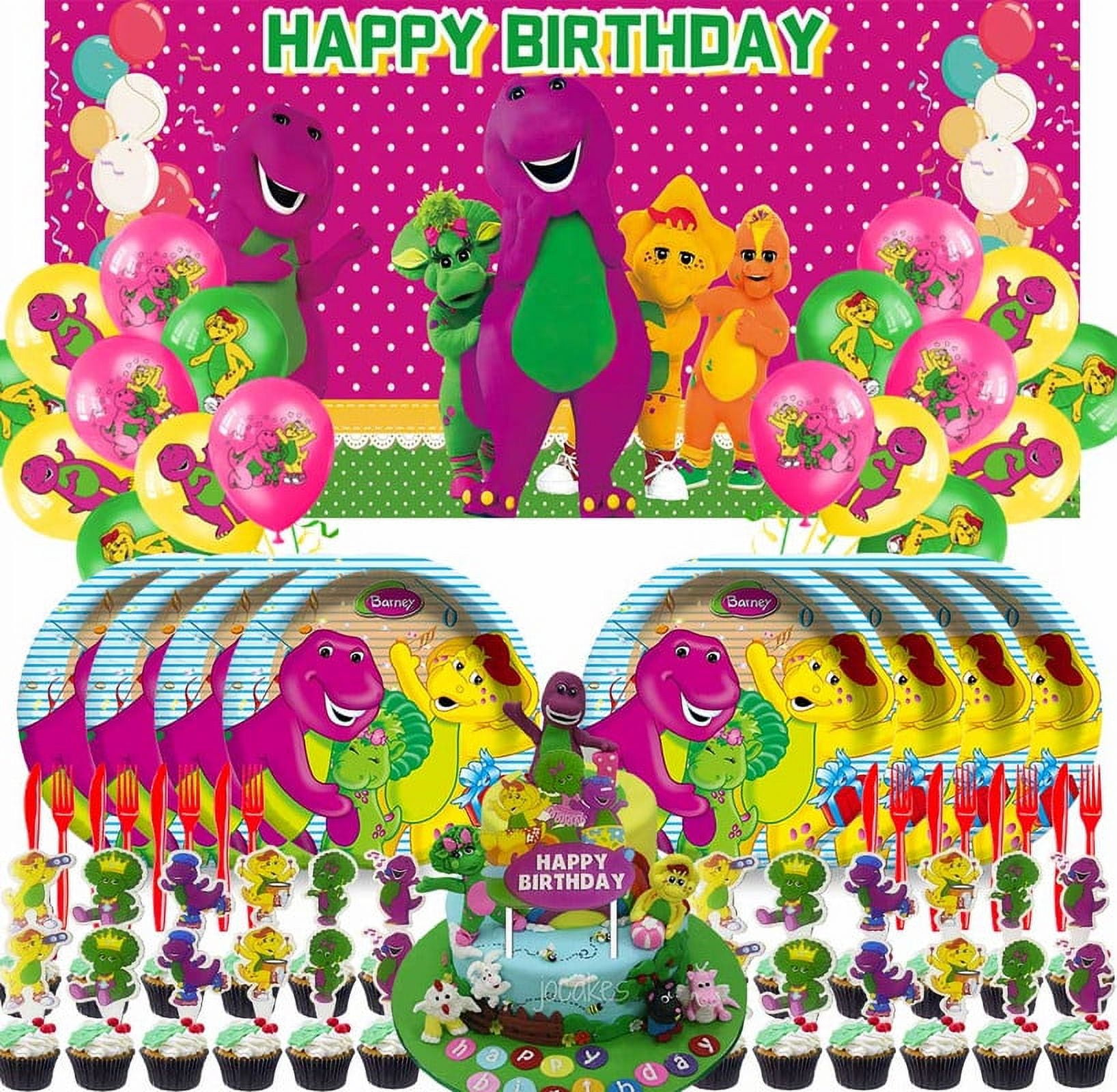 Barney And Friends Birthday Party Supplies Balloons Plates Decoration