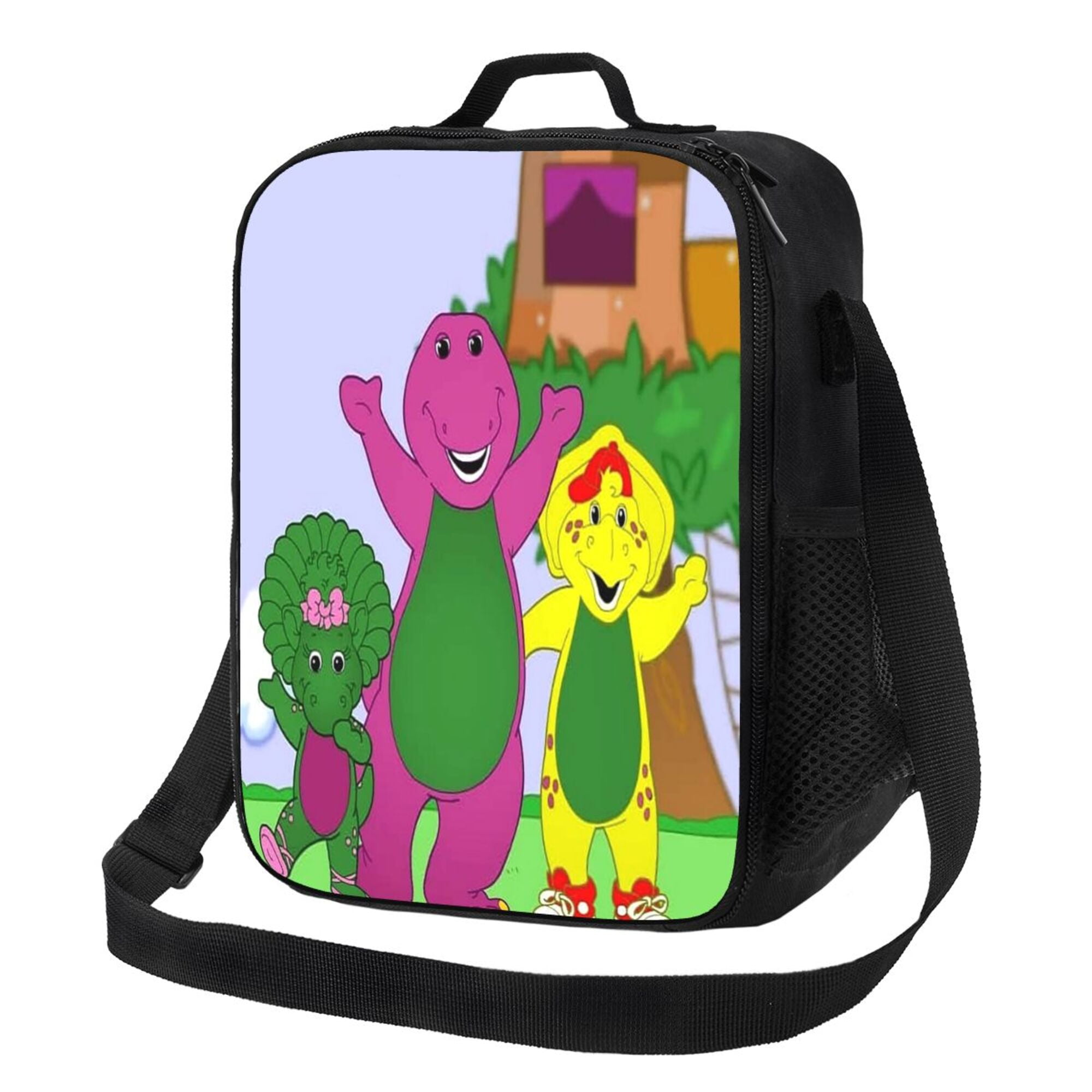 Barney and Friends Reusable Lunch Bag Cooler Tote Bag Adjustable ...