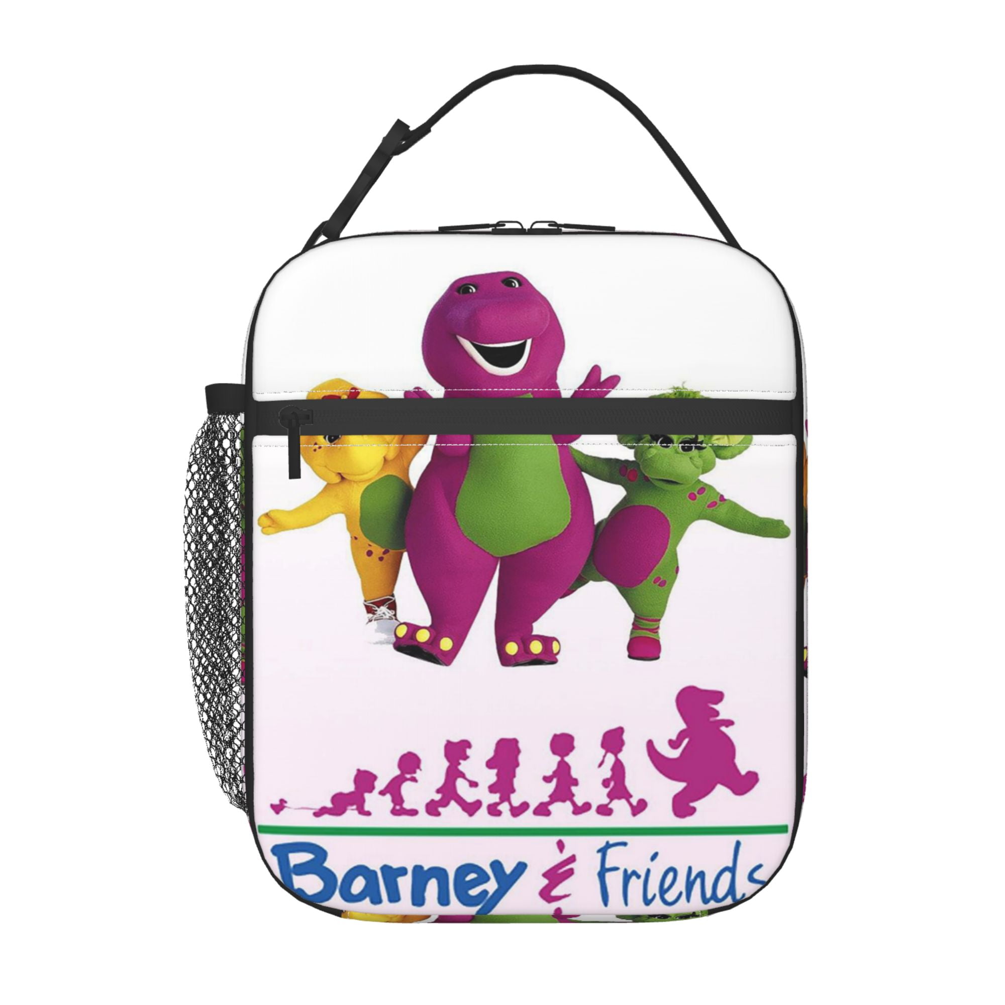 Barney and Friends Reusable Lunch Bag Cooler Tote Bag Adjustable ...