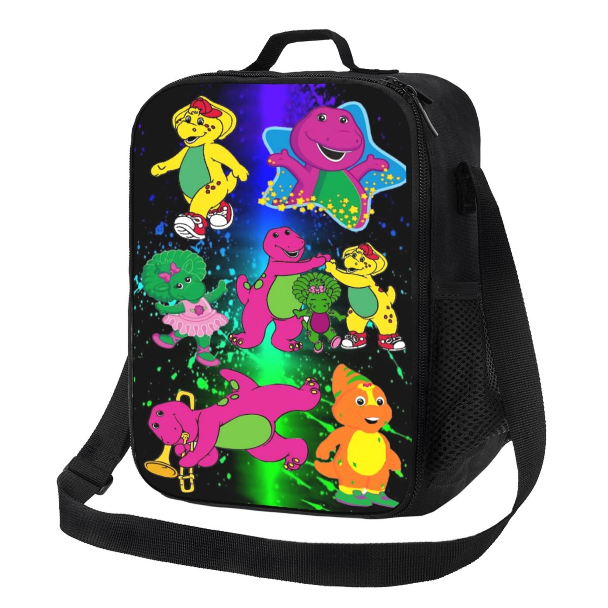 Barney and Friends Reusable Lunch Bag Cooler Tote Bag Adjustable ...