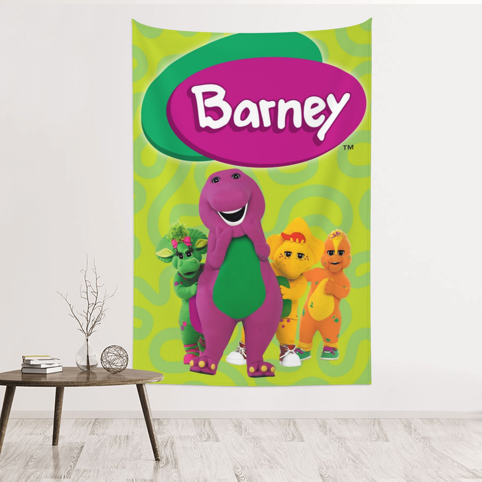 Barney and Friends Tapestry Banner 60 X 40 inch Decor Art Tablecloth ...