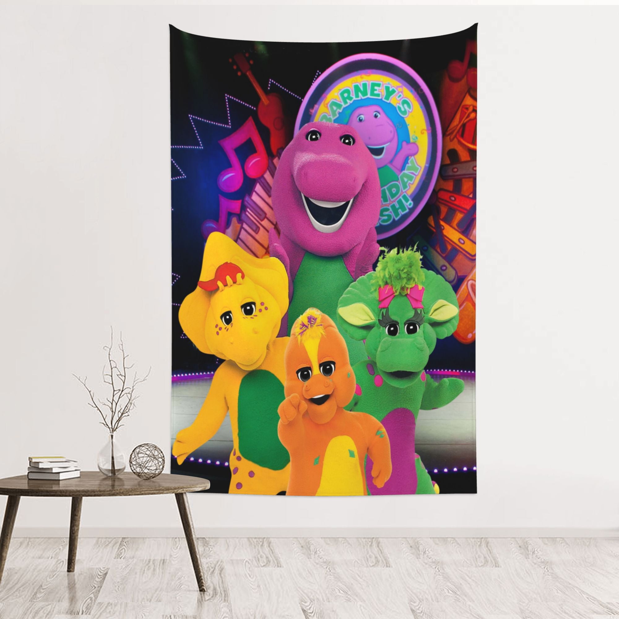 Barney and Friends Tapestry Banner 60 X 40 inch Decor Art Tablecloth ...