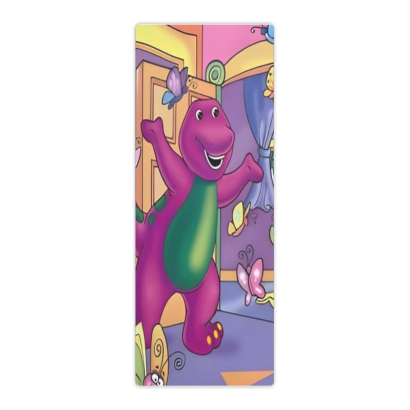 Barney and Friends pattern yoga mat makes every practice full of ...
