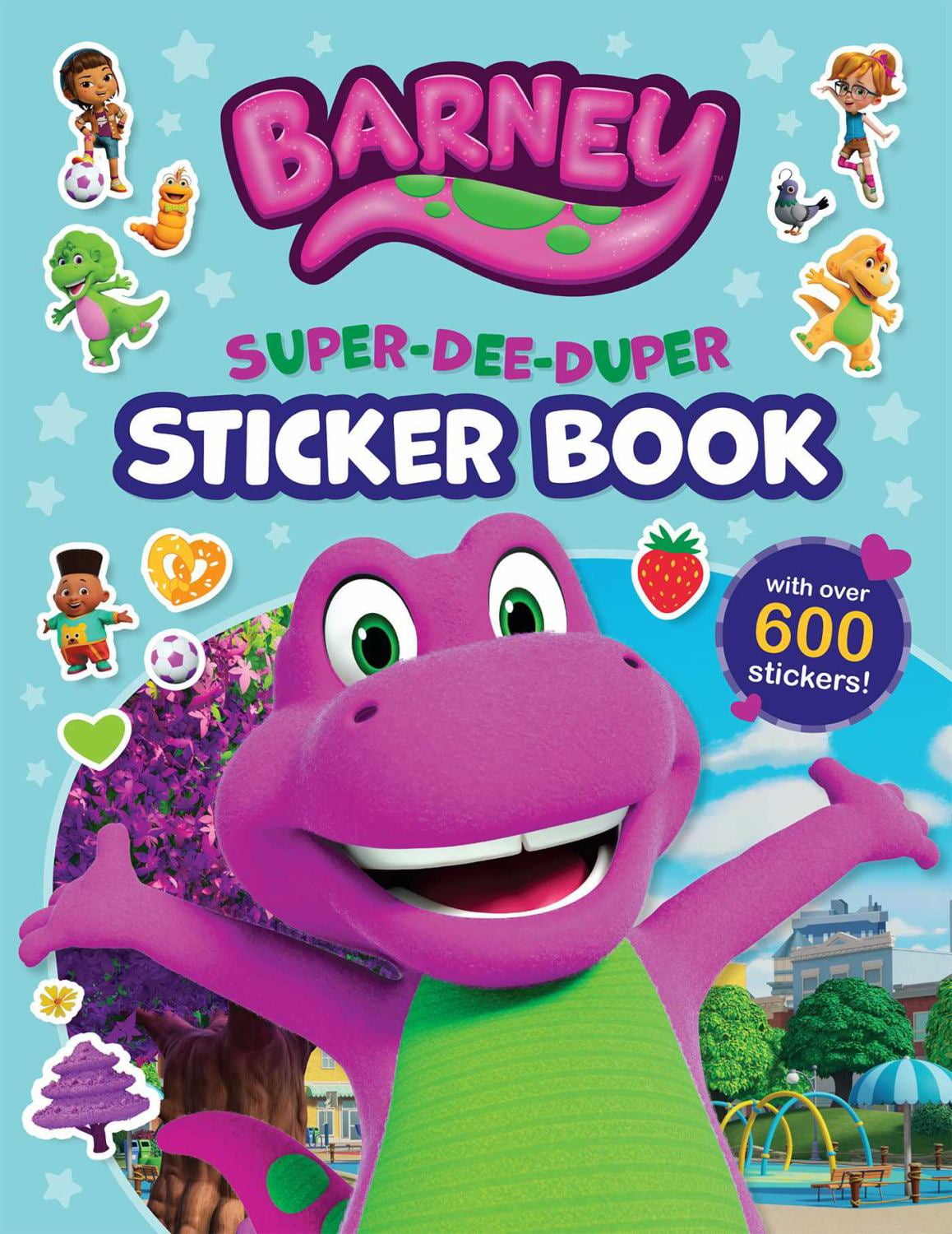 Barney: Super-Dee-Duper Sticker Book (Paperback) - Walmart.com