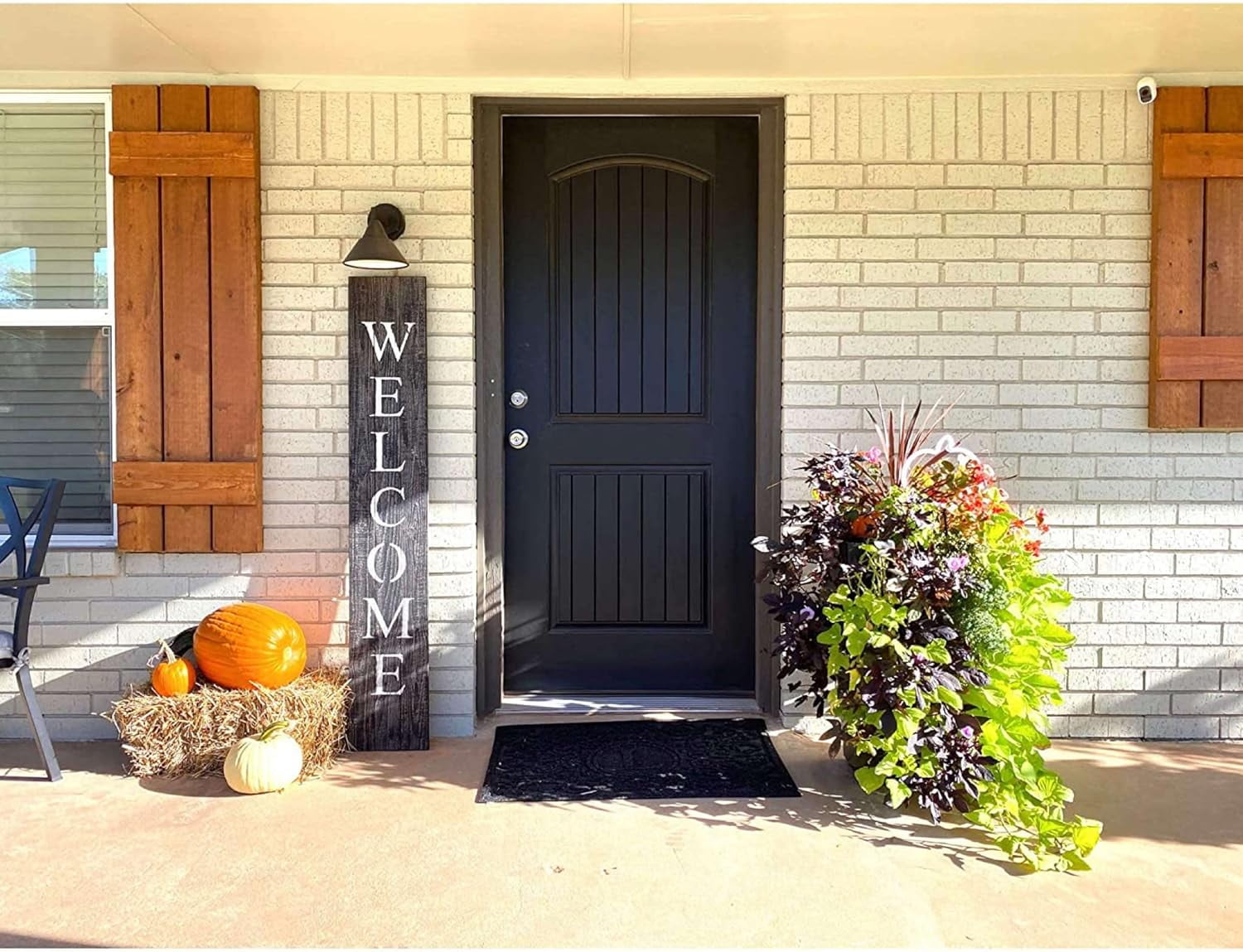 BarnwoodUSA | Farmhouse Rustic Welcome Sign for Front Porch | 5ft Front ...