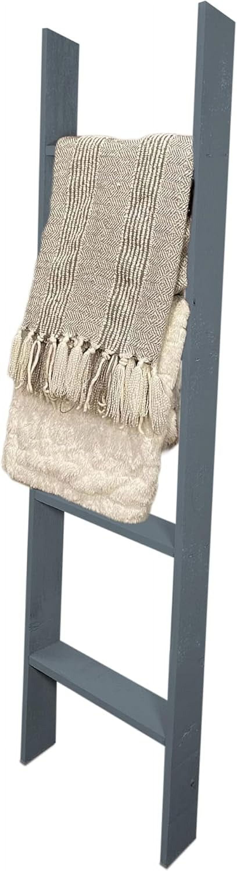 BarnwoodUSA Reclaimed Wood Bookcase Ladder (5 Foot Black) - Walmart.com