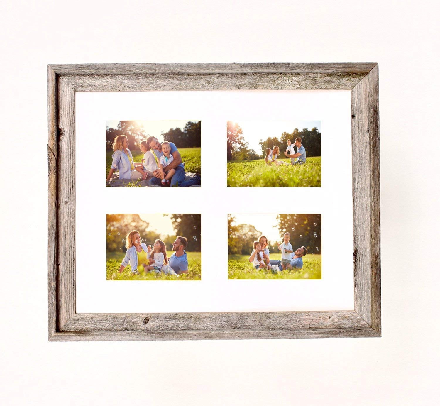 BarnwoodUSA Rustic Farmhouse Signature Weathered Gray Collage Reclaimed ...