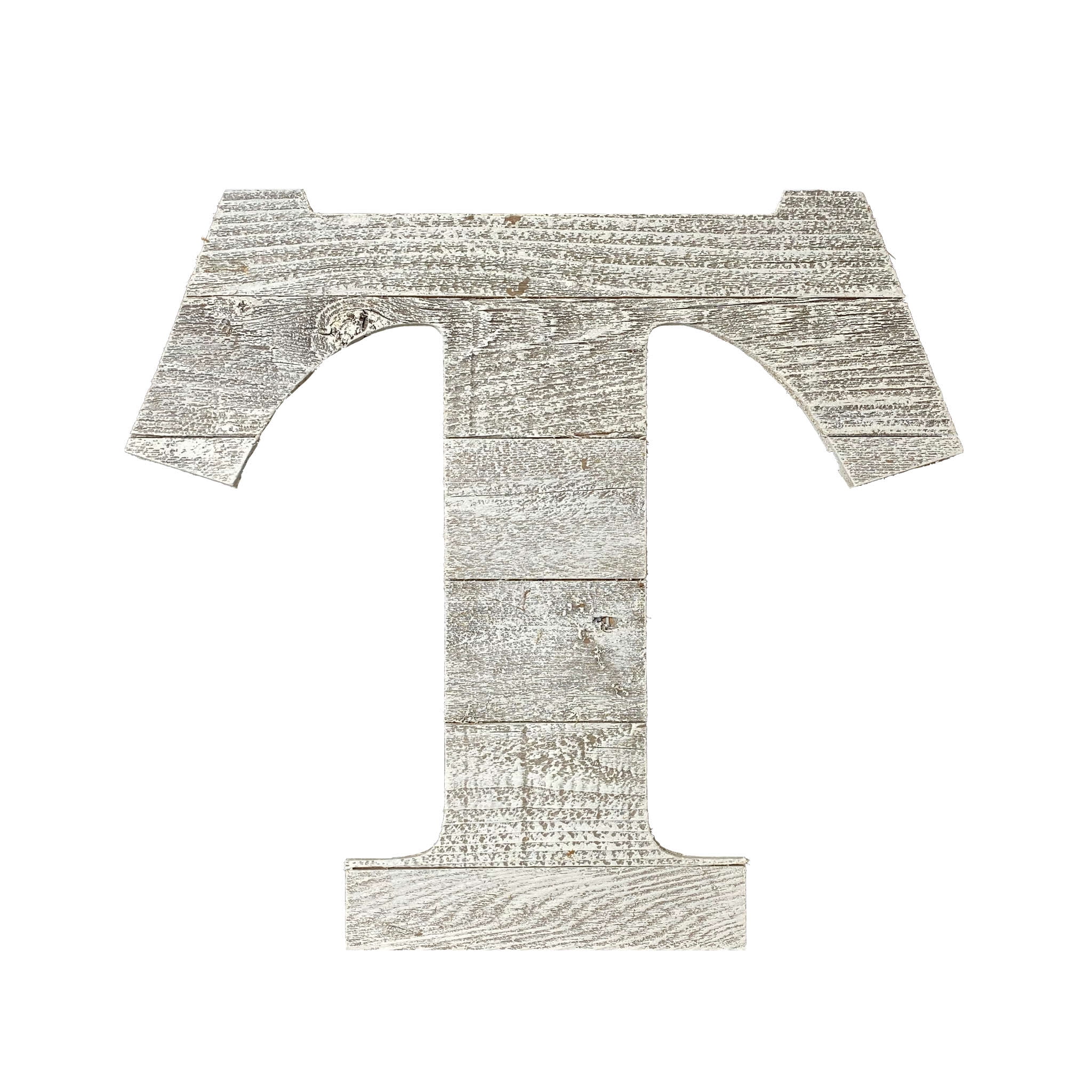 BarnwoodUSA Rustic Large 16" Free Standing White Wash Decorative ...