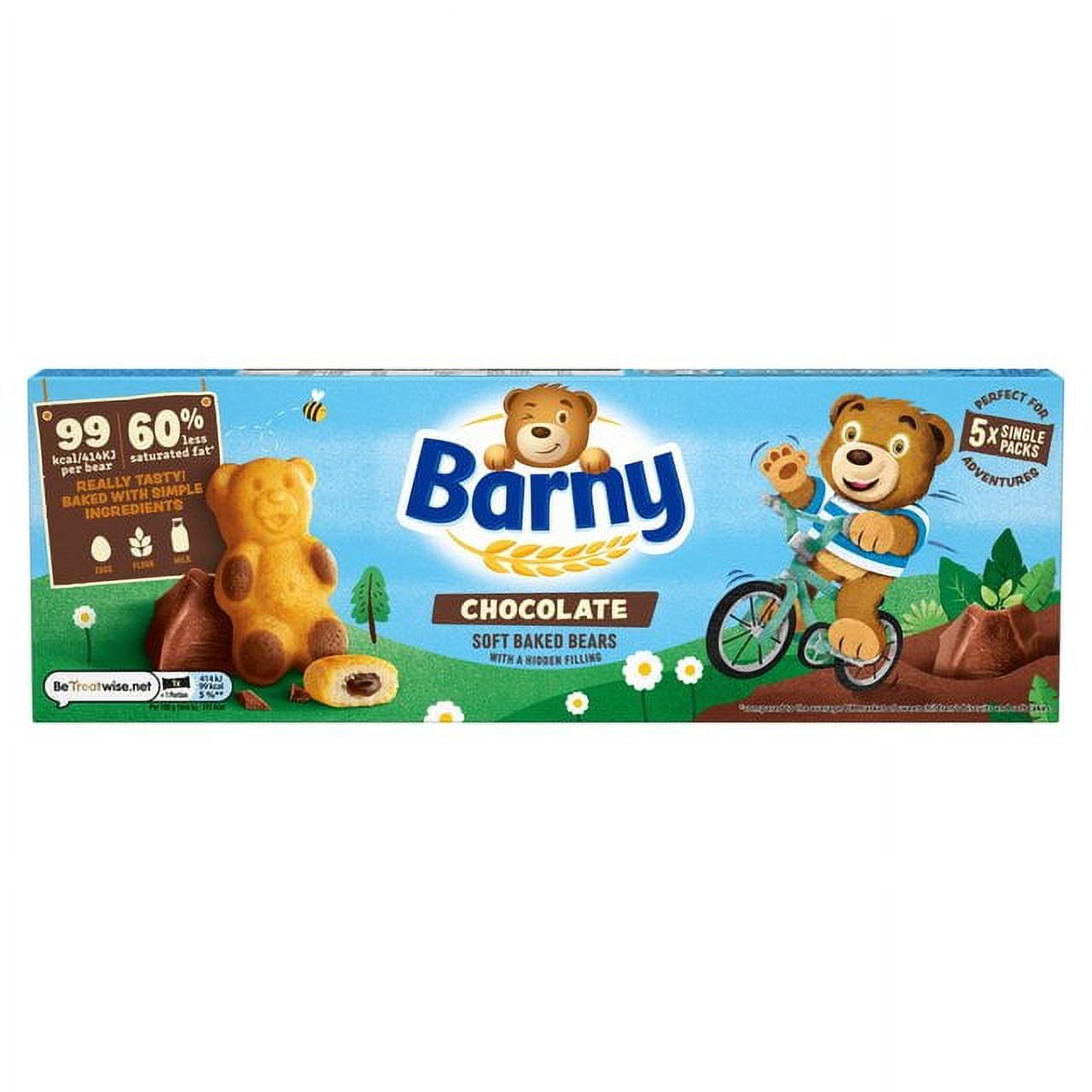 Barny Sponge Bears with Chocolate Flavoured Centre, Baked with Quality ...