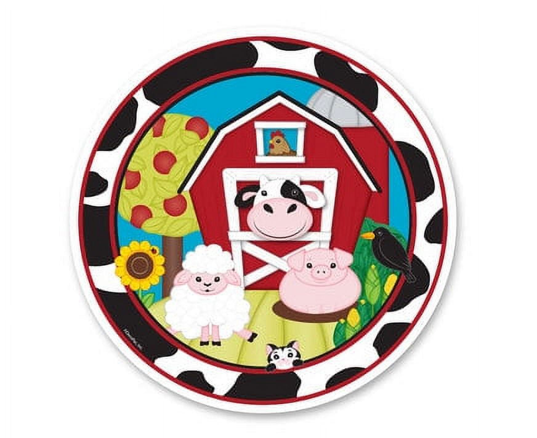 Barnyard Barn Animals Edible Icing Image Cake Decoration Topper -1/4 ...