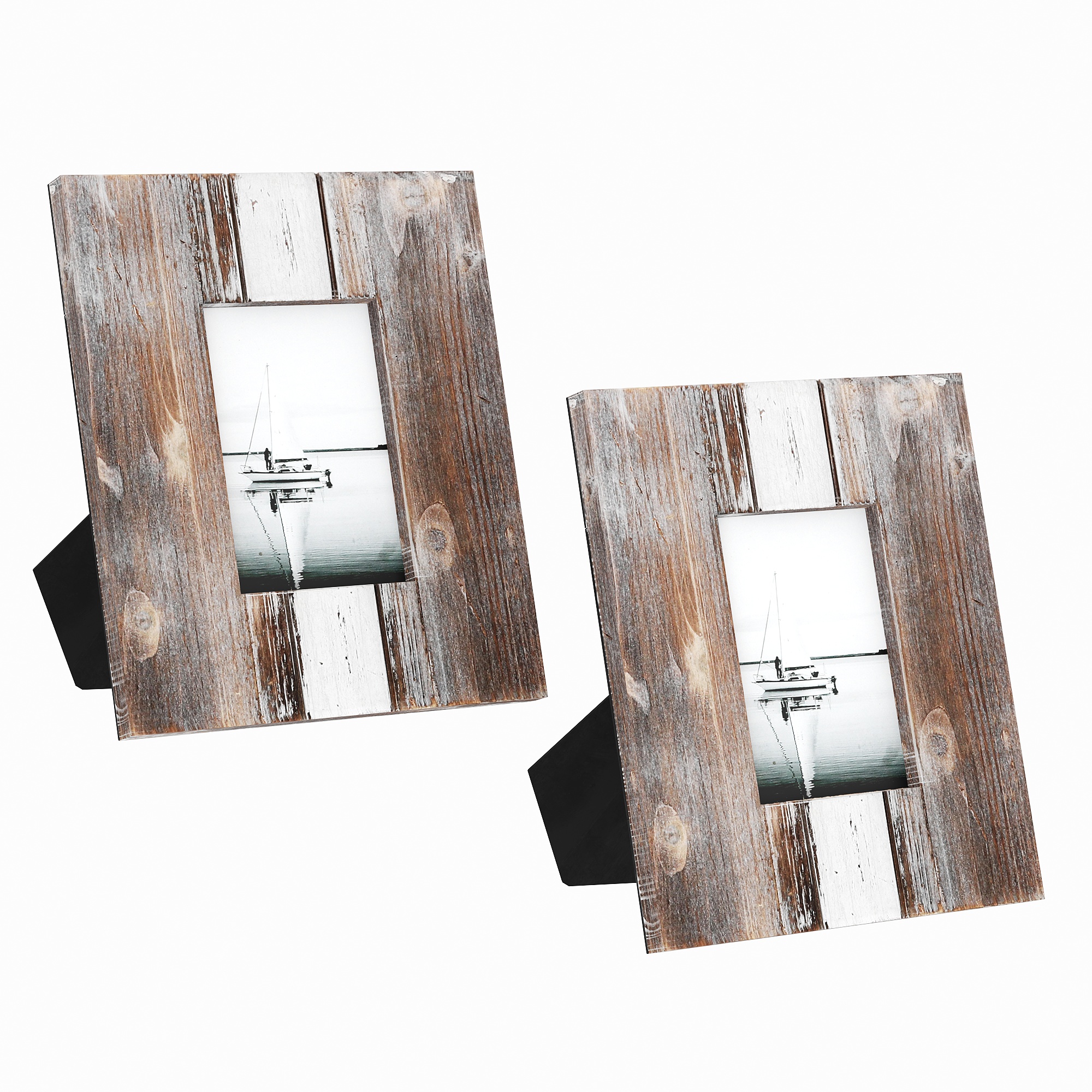 Barnyard Designs Rustic Picture Frame, Distressed Wood Pictures Frames ...