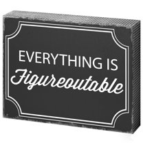 Barnyard Designs 'One Small Positive Thought' Wooden Box Sign ...